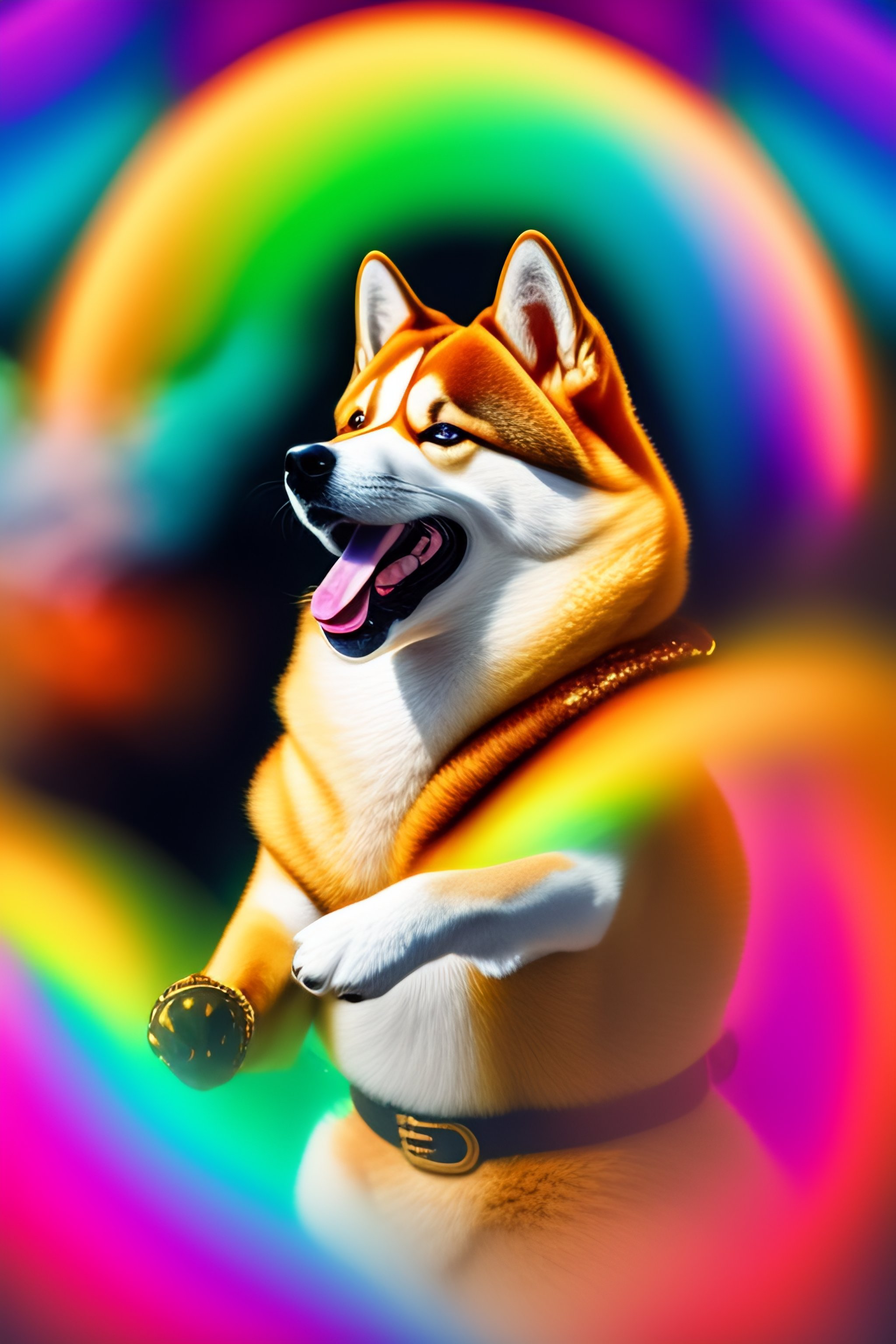 Lexica - Vampire and shiba inu dog head man dancing hip hop dance ...