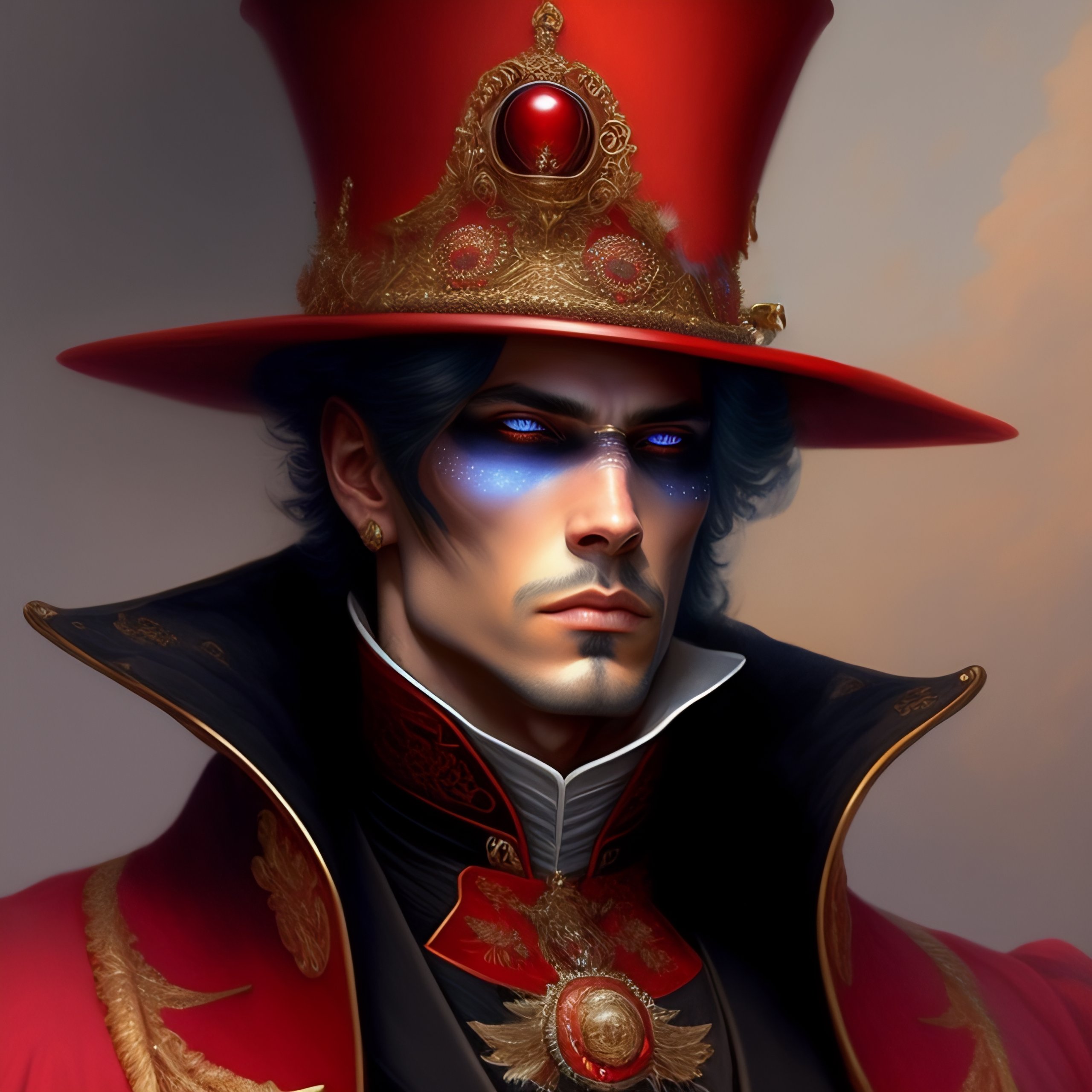 Lexica - Beautiful stygian strange detailed portraitt of a male baroque ...