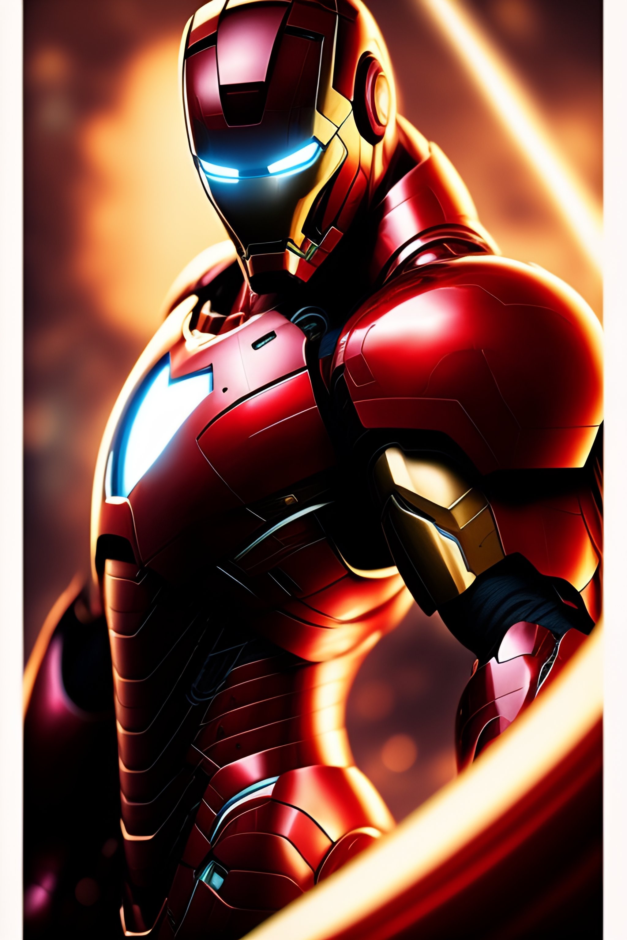 Lexica - Iron man punching the air cinematic