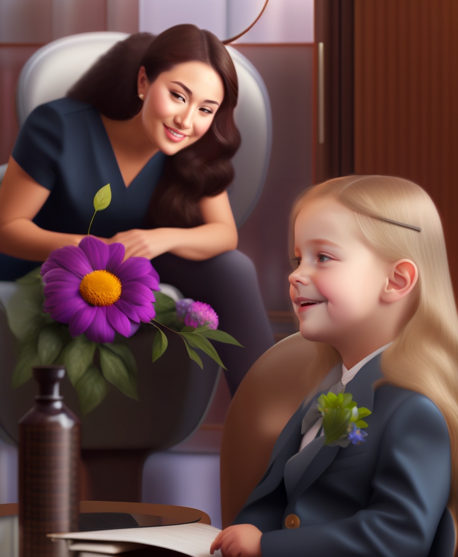 Lexica - Psychologist, flowers, conversation with cadorant patient