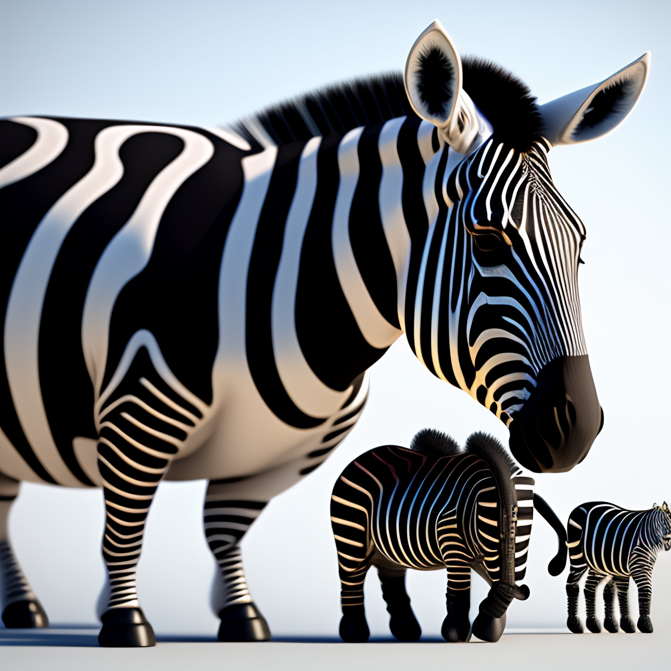 Lexica - Zebra , Knolling, Deconstruction body parts, pokeballs ...