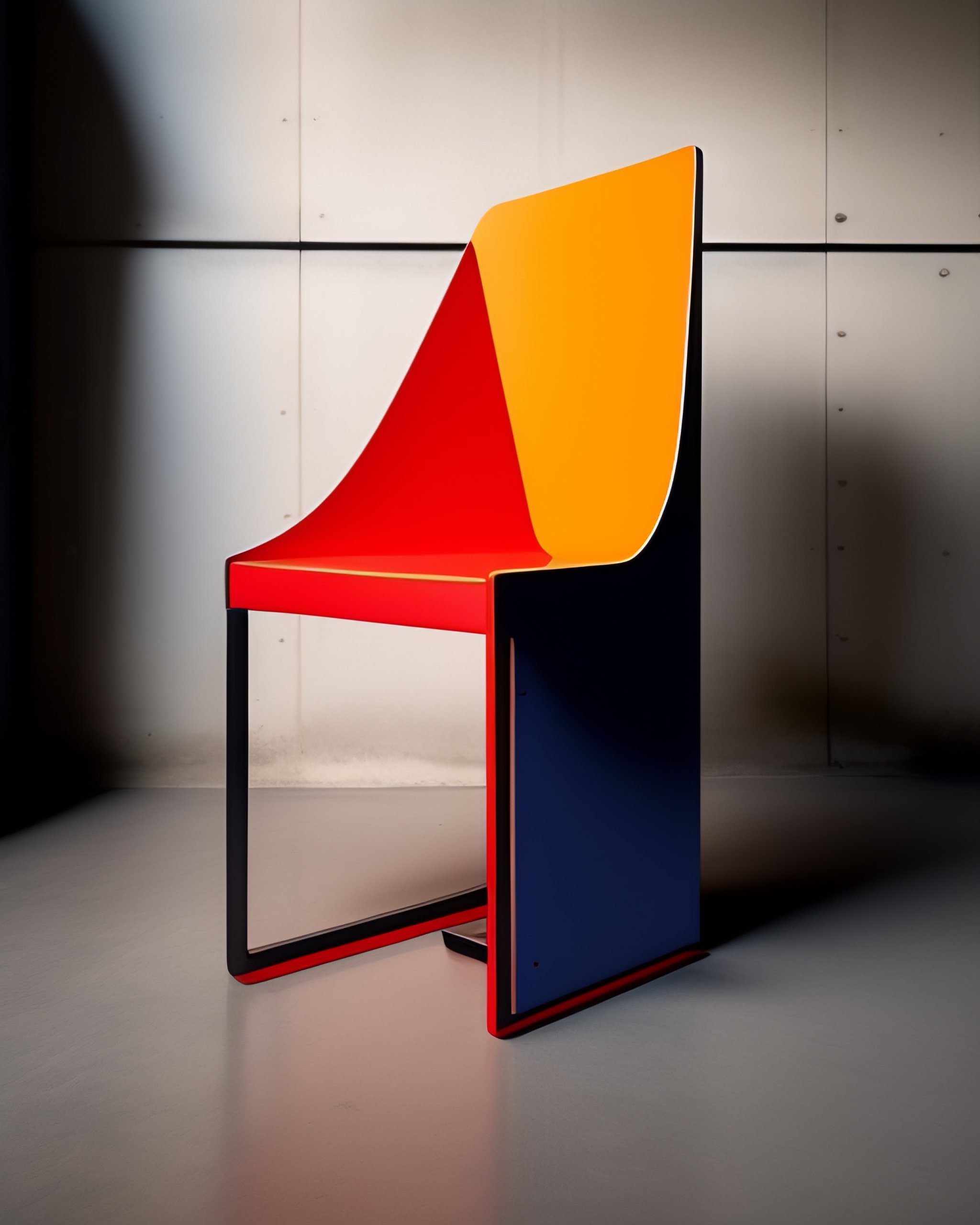 Lexica - A chair by gerrit rietveld, female shape