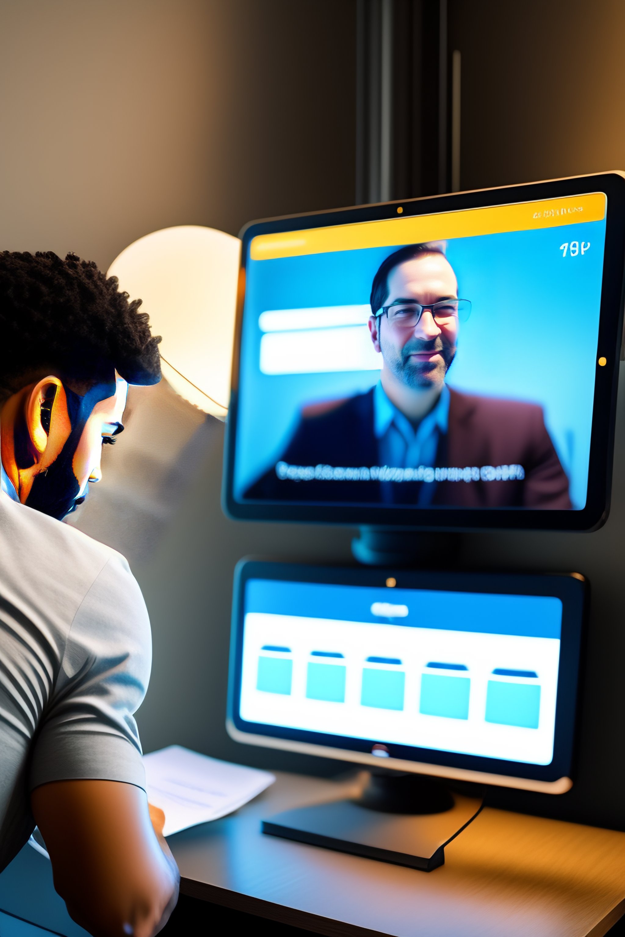 Lexica - Potrait of a remote user research test