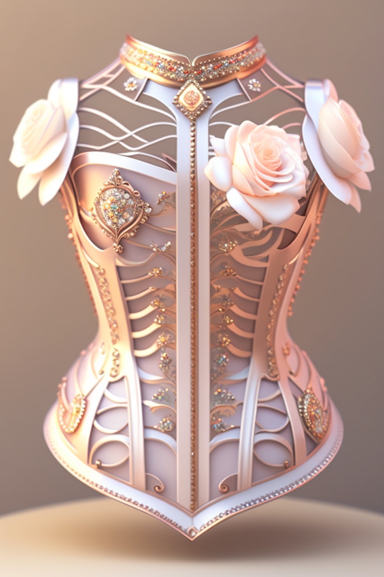 Lexica - 1950;s female skeleton bones corset encrusted with lots of ...