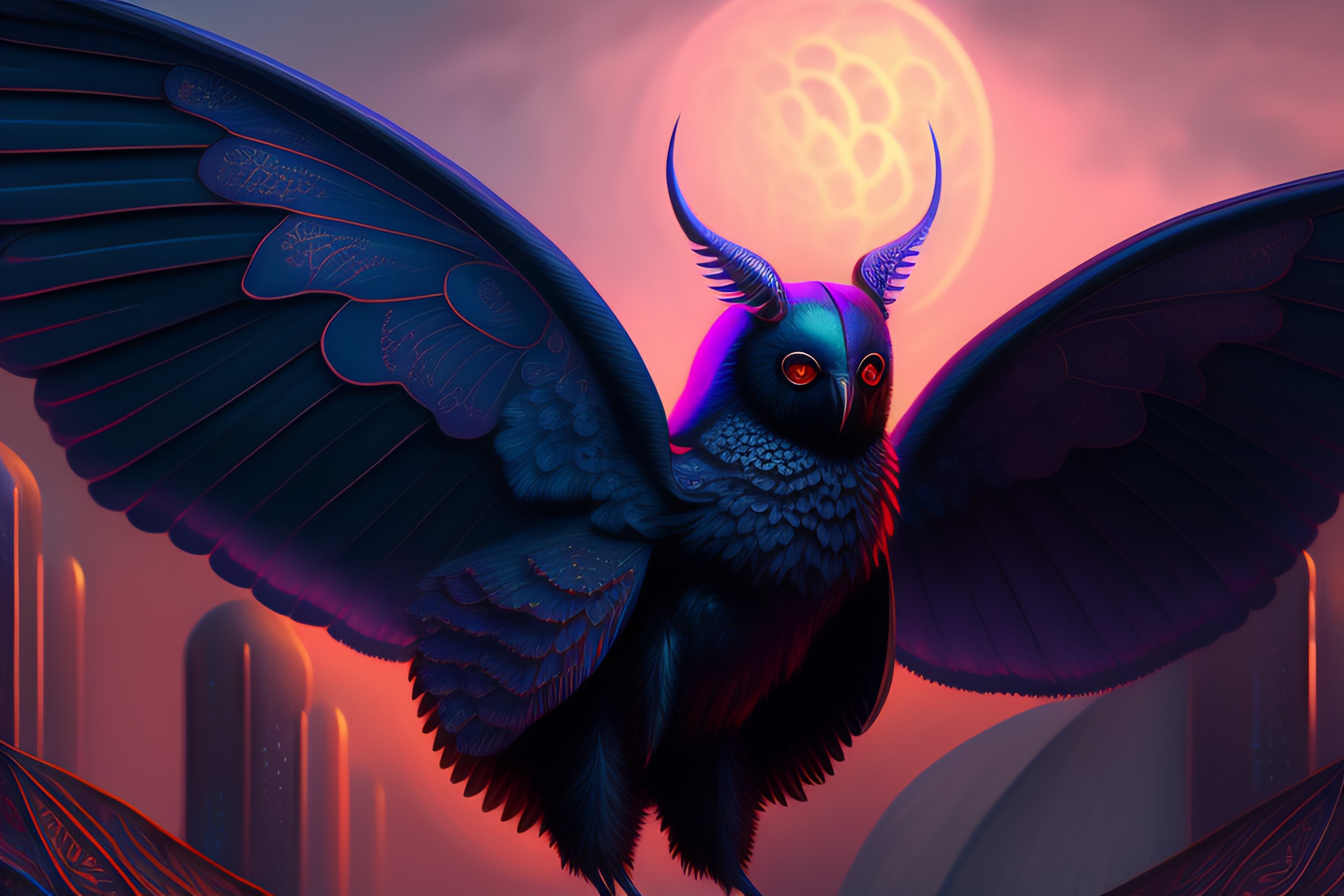 Lexica - Mothman by casey weldon, olga kvasha, miho hirano ...