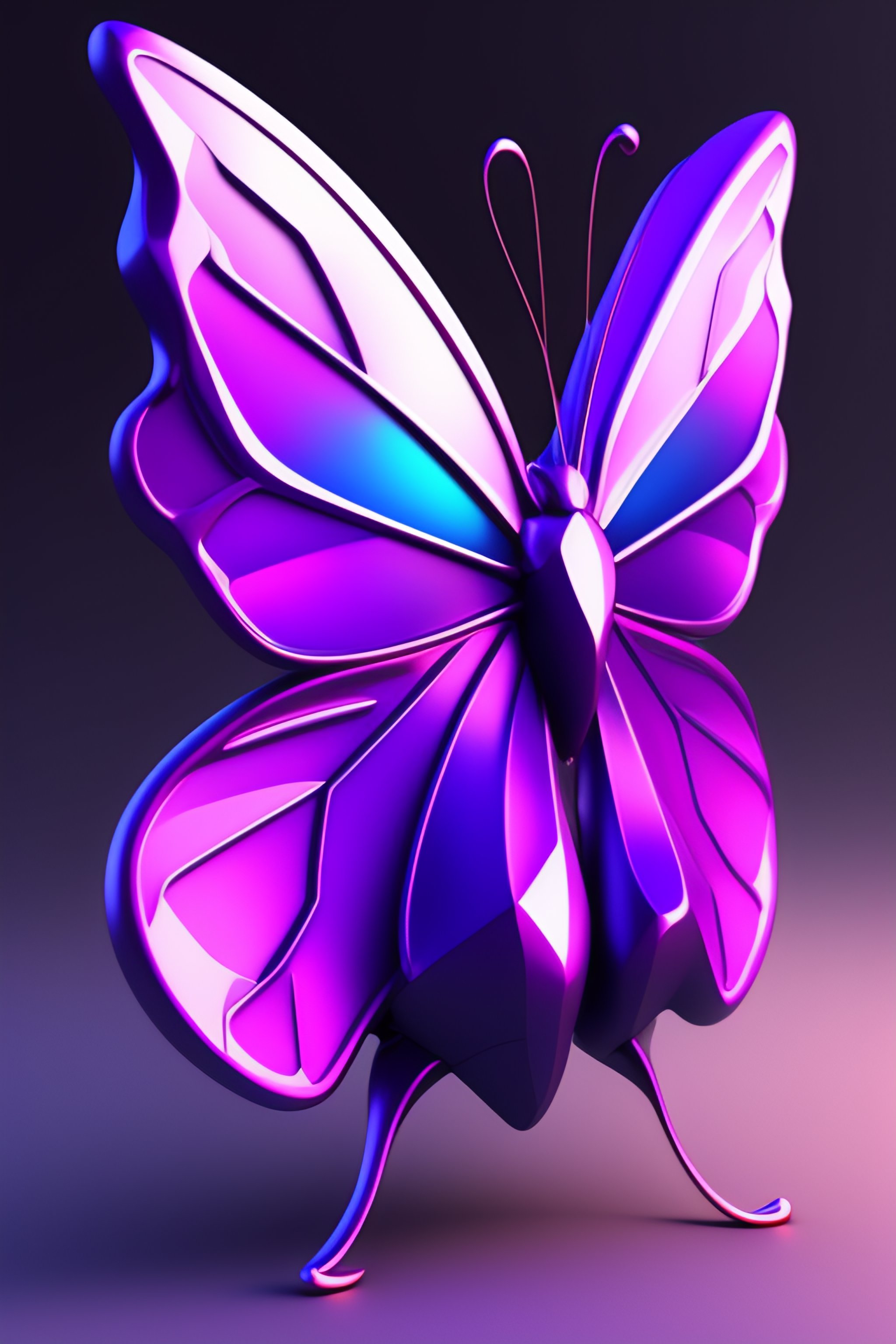 Purple Colour Butterfly
