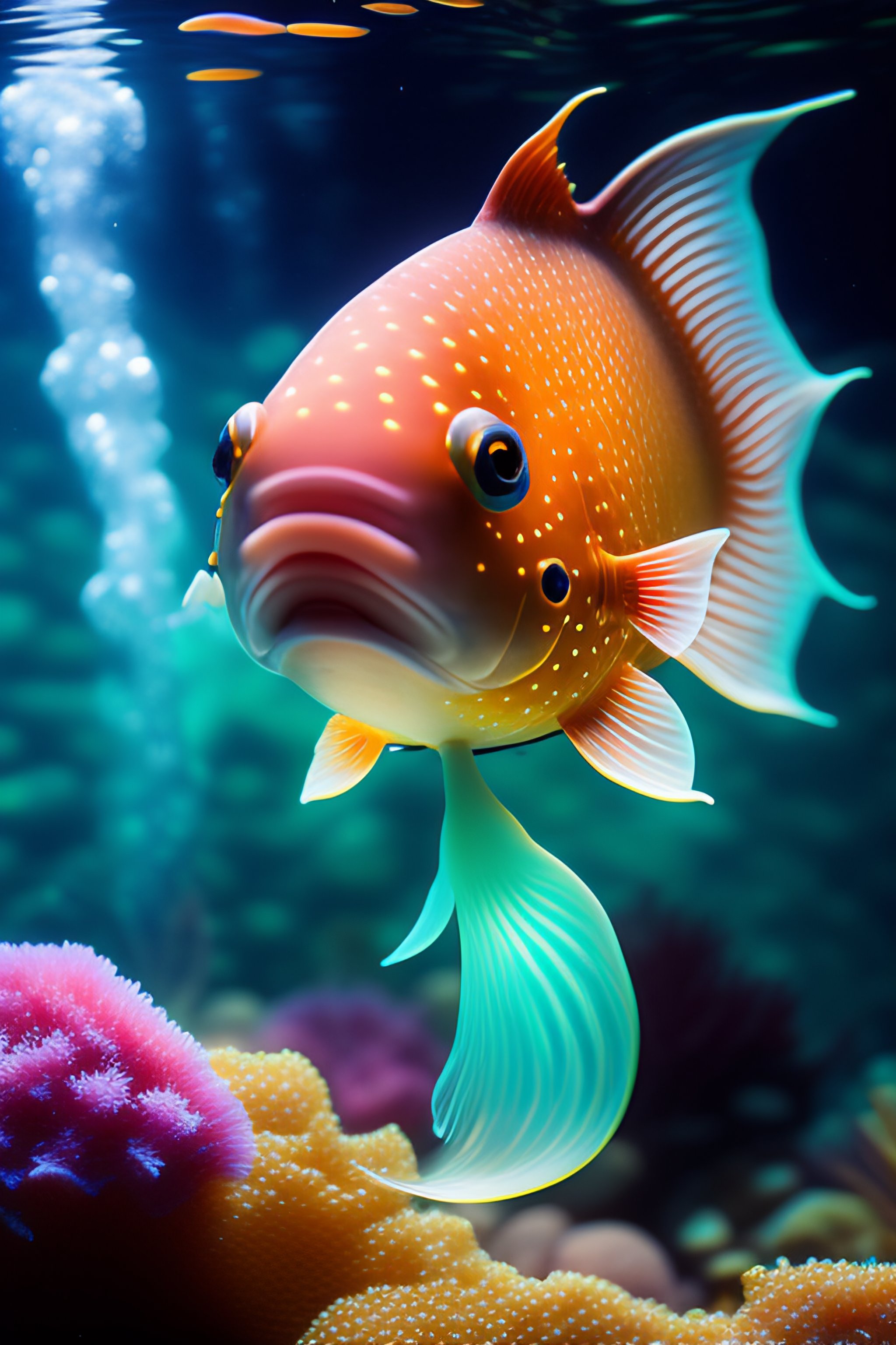 Lexica - Angler fish mermaid