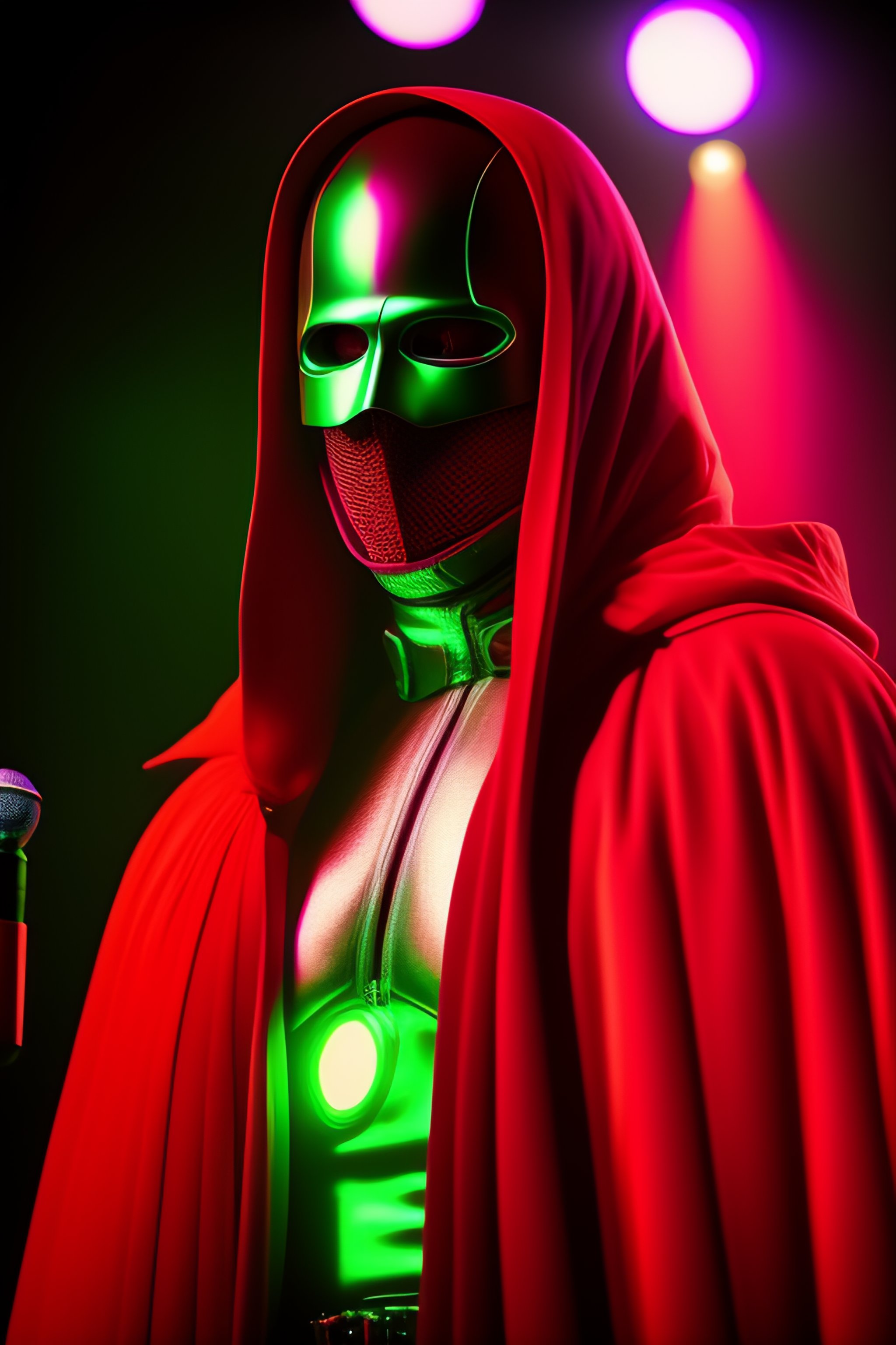 Lexica - The standup comedy comedian superhero masked by gottfried ...