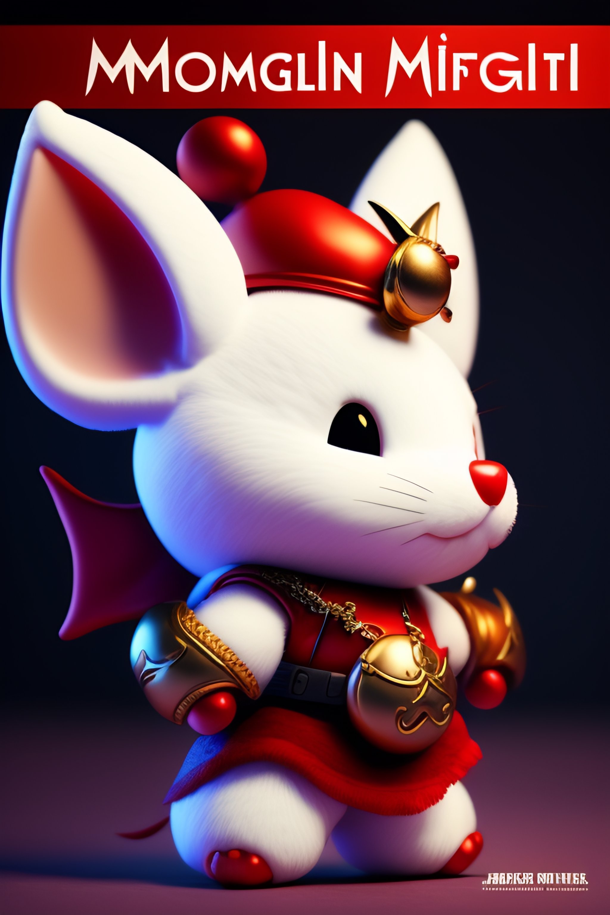 Lexica - Moogle, anime, fight, demonhunter