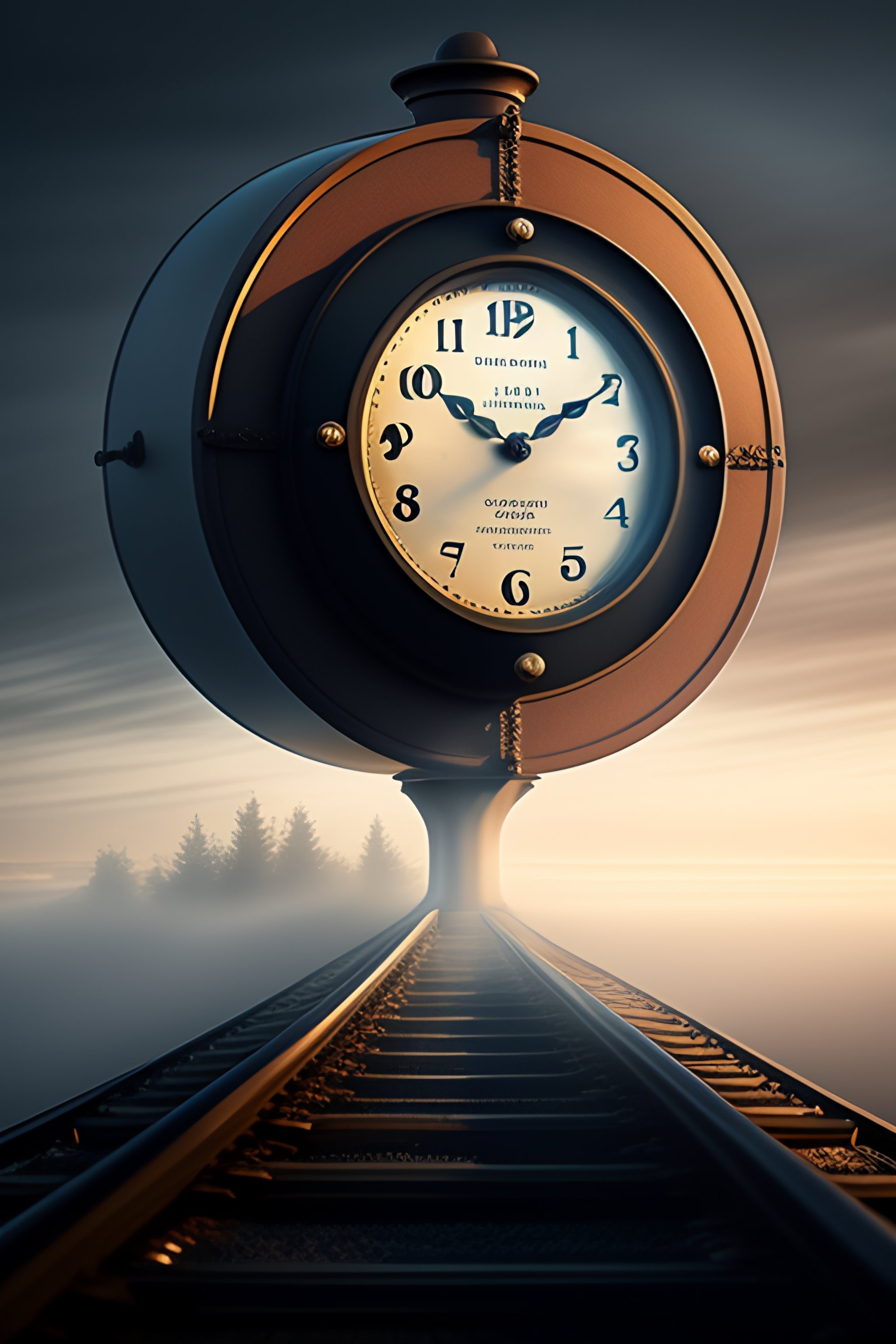 Lexica - Train fog clock platform