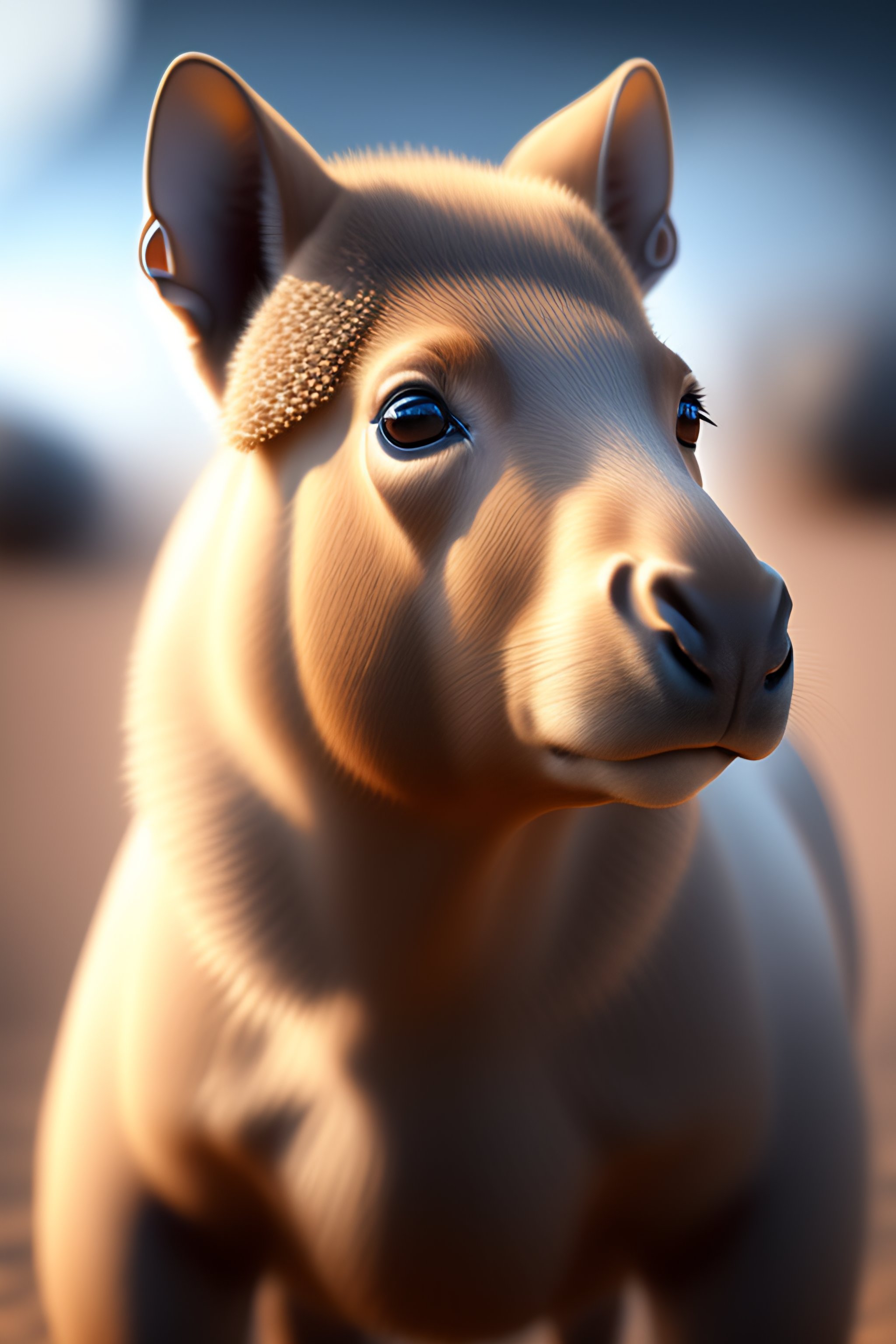 Lexica - Ultra hd! realistic, capibara-cubone, soft fur, dreamy ...