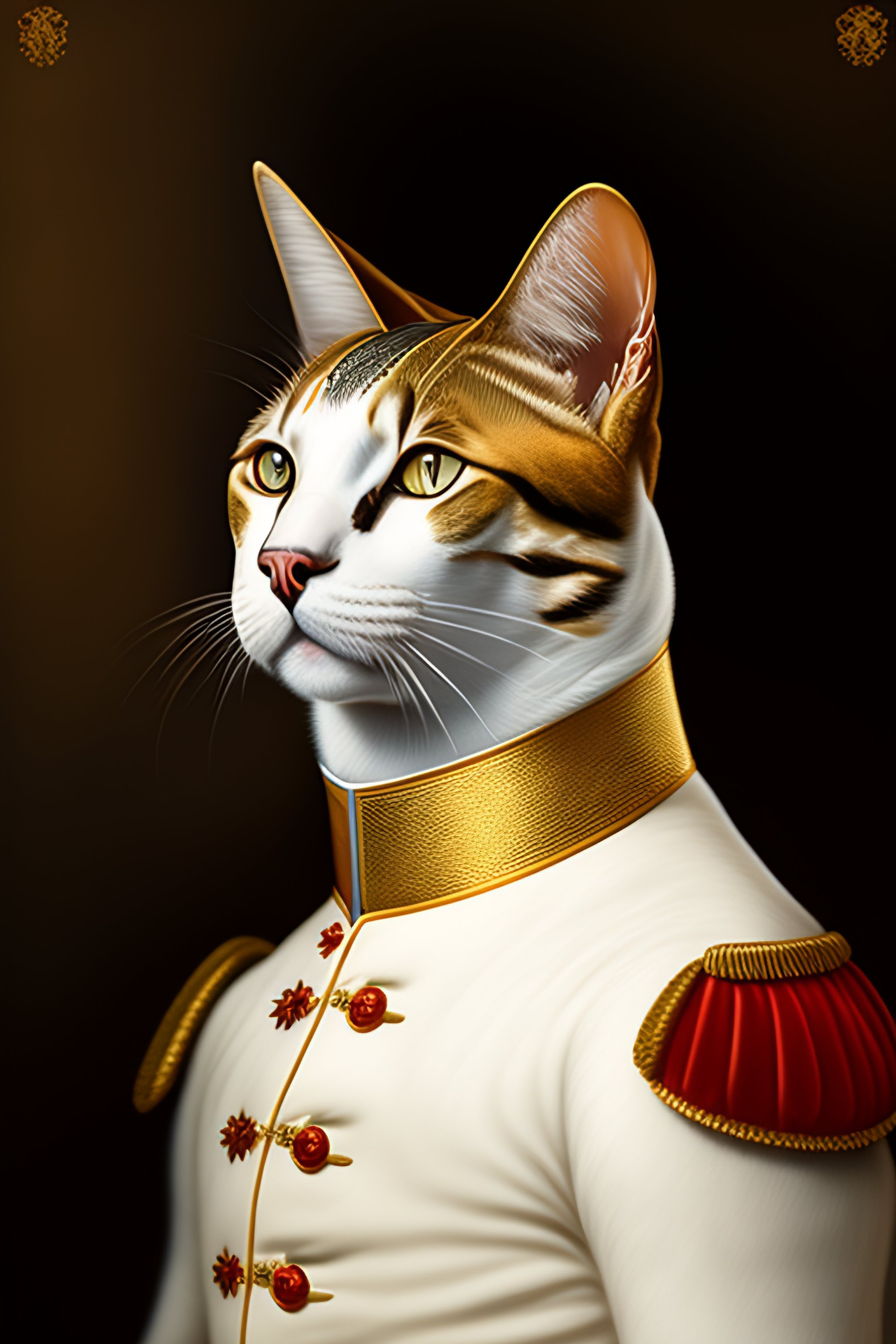Lexica - Portrait of Napoleon as a Cat
