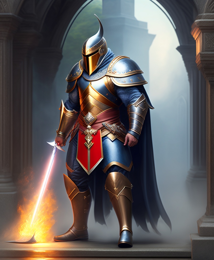 Lexica - Knight Guard Fantasy, Wielding Medieval Warriors, A Mythical