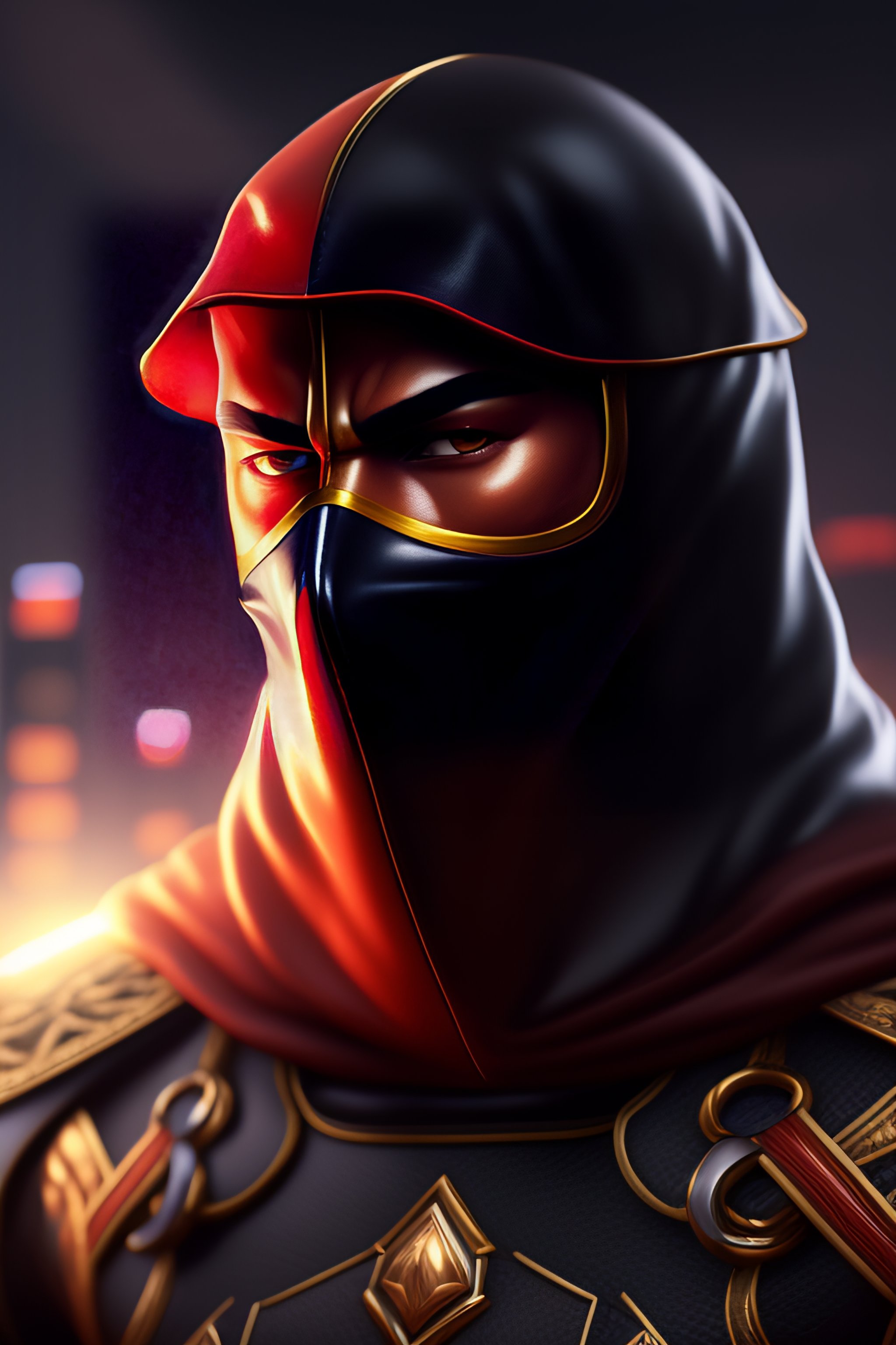 Lexica - An oil painting 4 masked men waering balaclavas, cartoon, by ...