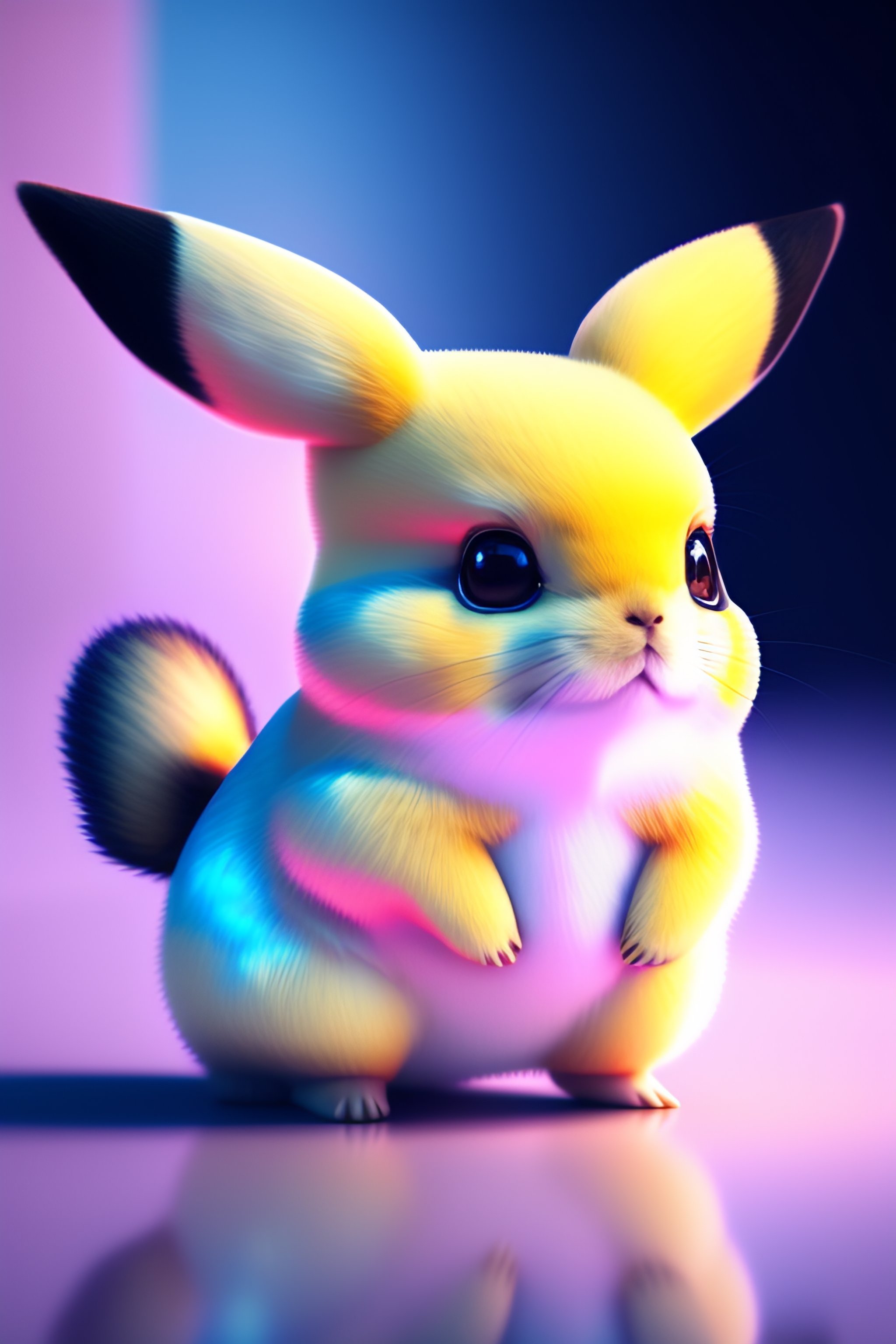 Lexica - Ultra hd! realistic, chrome, pastel pikachu, soft fur, pastel ...
