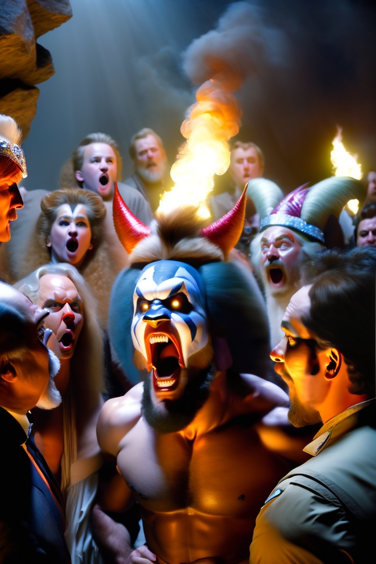 Lexica - A movie photo still of a Stone Age horror film featuring a ...