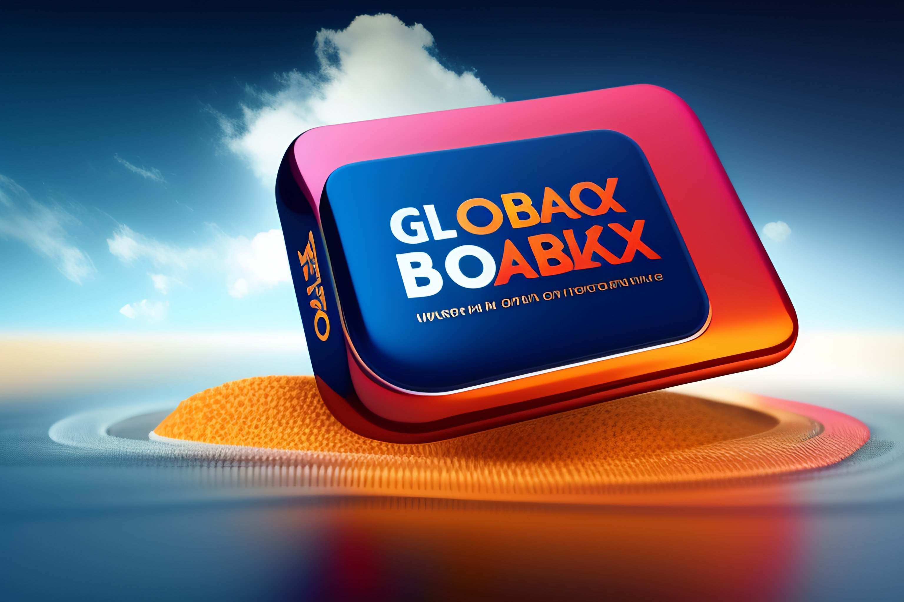 Lexica - Globalbox logo marketing company in flag