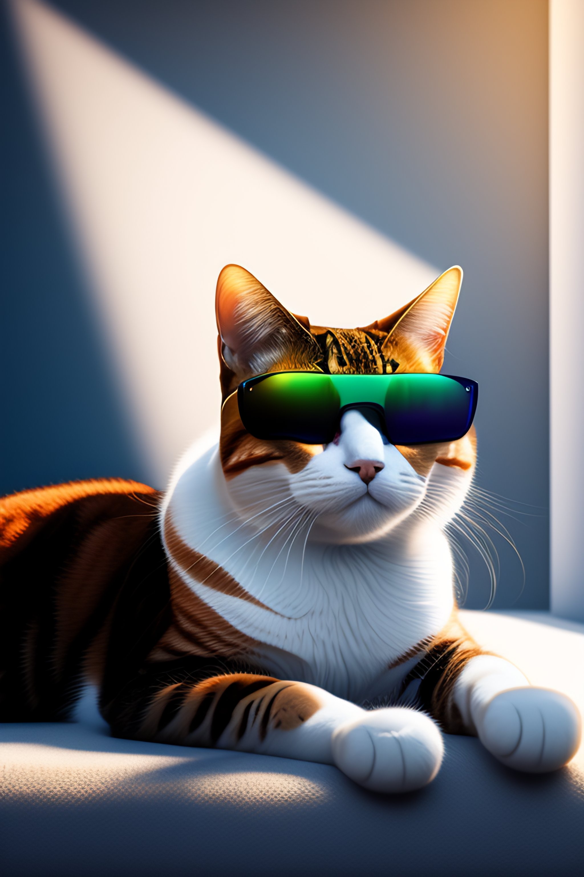 Lexica - Generate a realistic picture of a realistic cat wearing ...