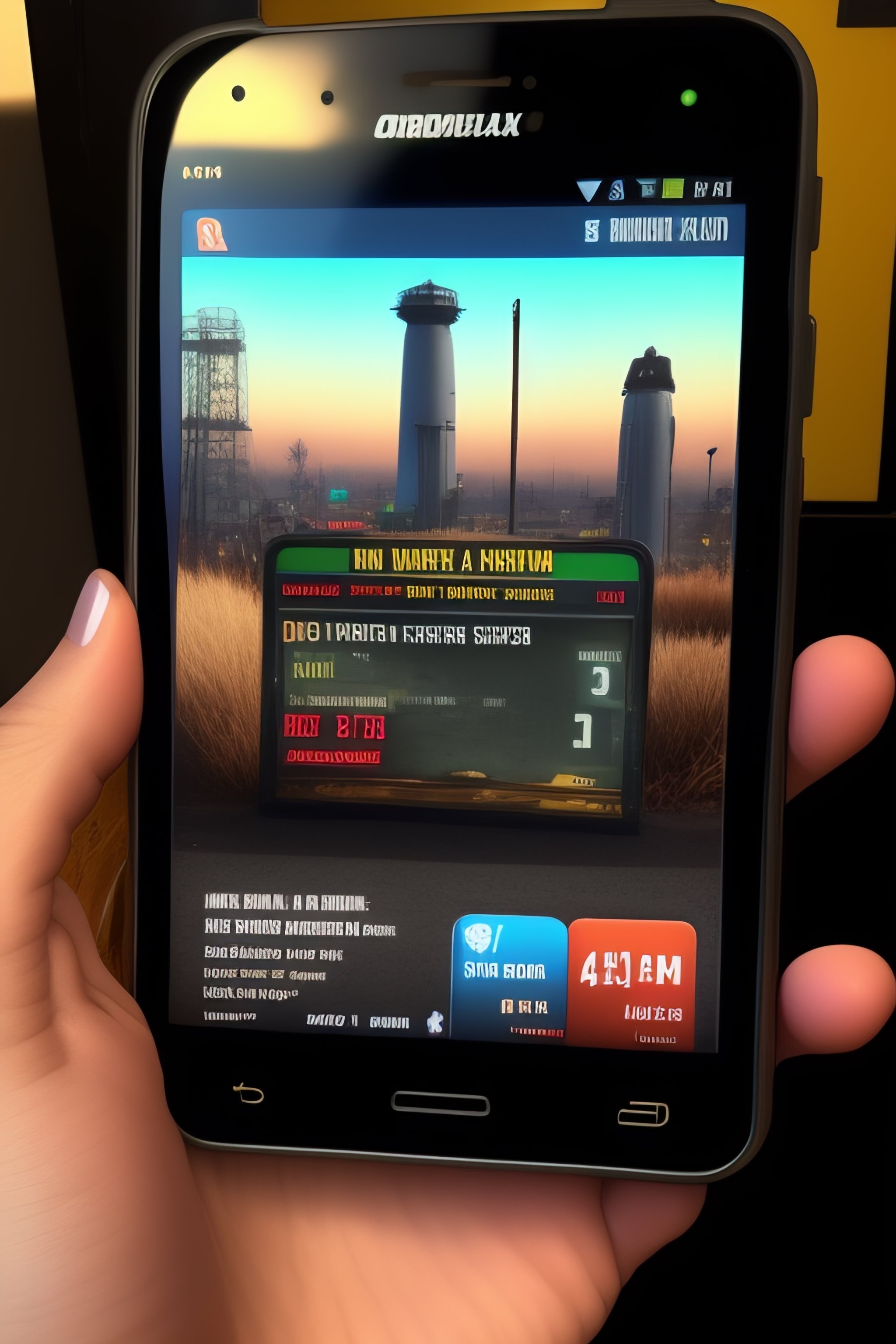 Lexica - An extremely complex Fallout 4 Mobile phone, Waste punk, gray ...