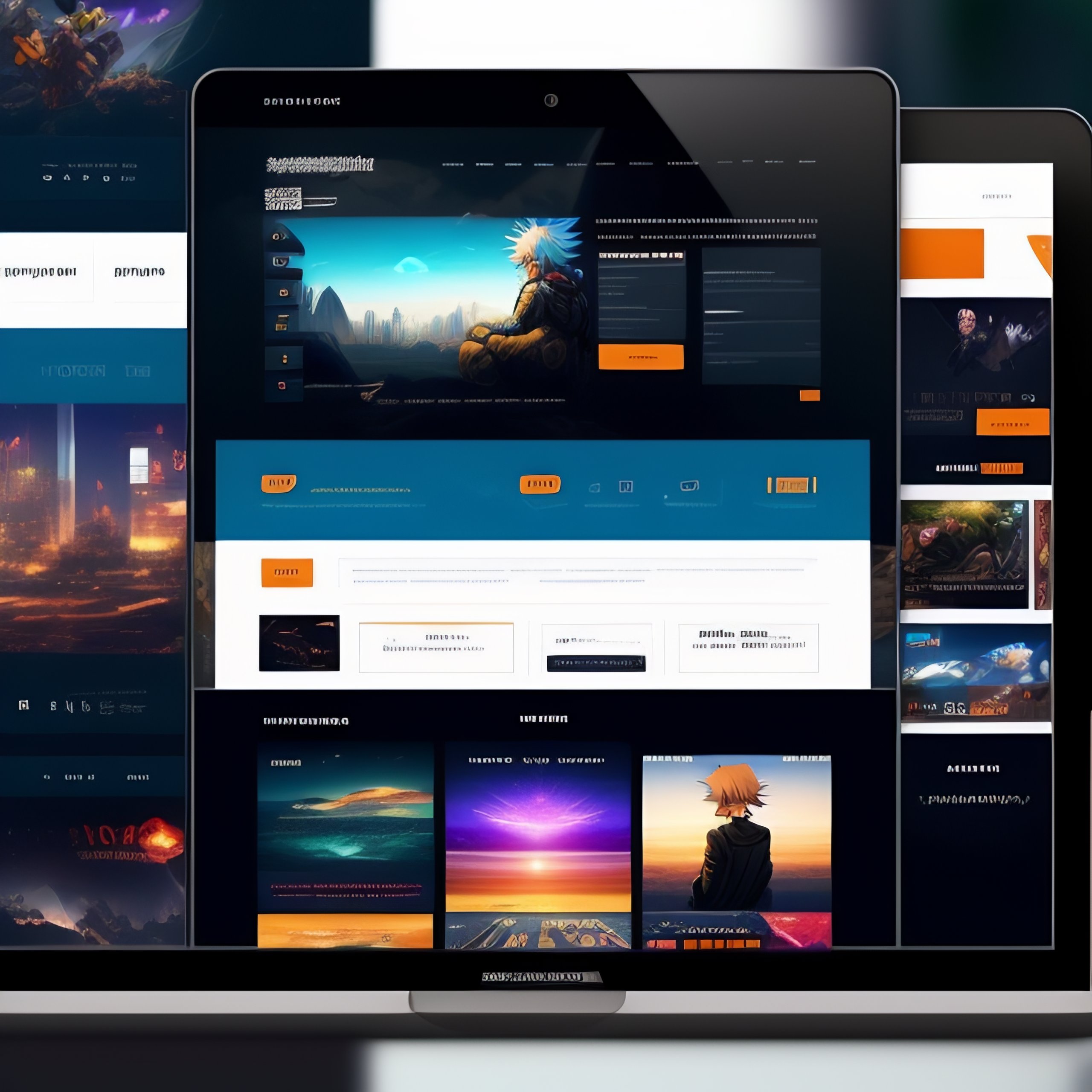 Lexica - Design of an anime streaming website, professional, highly ...