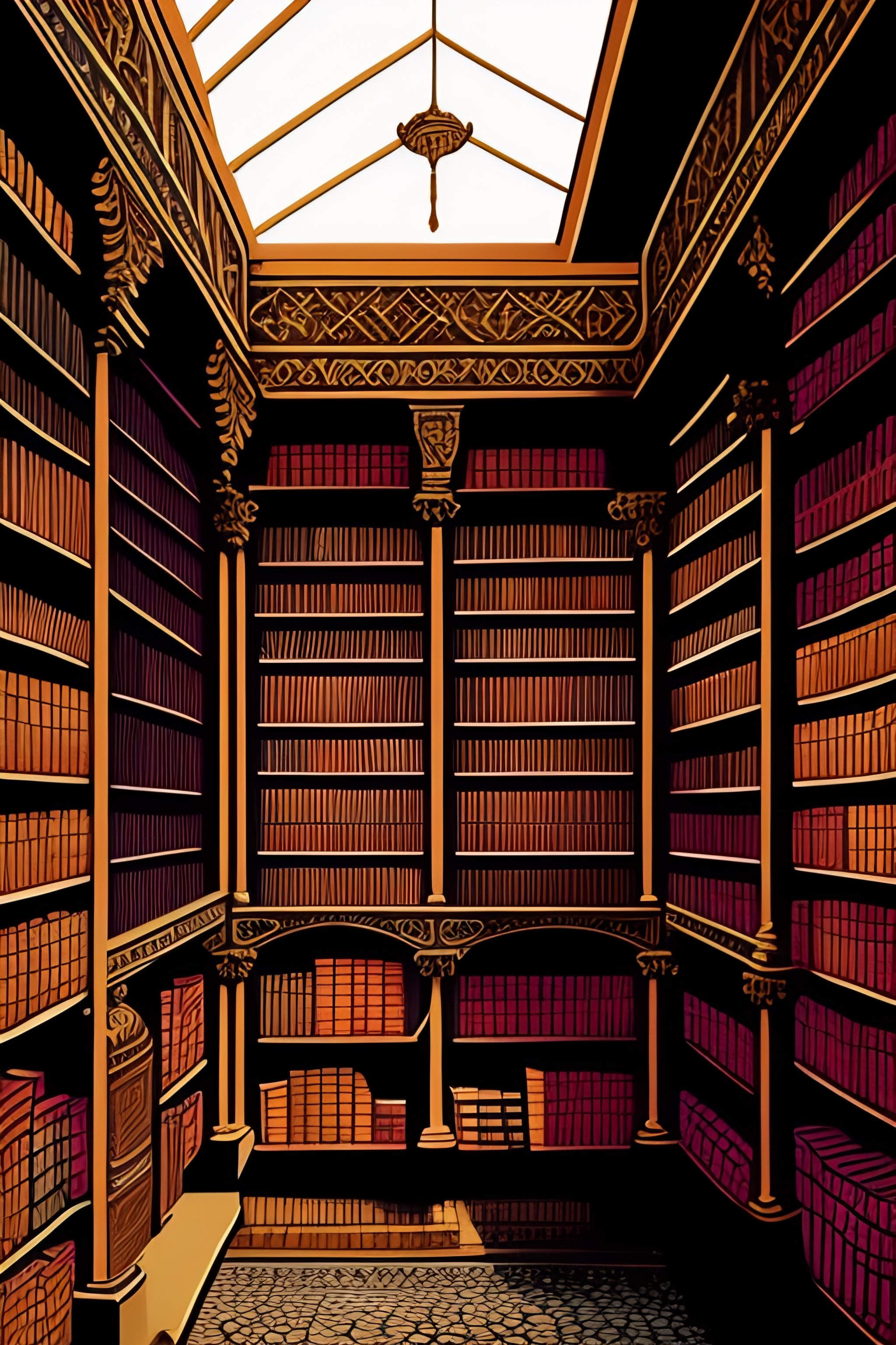 Lexica - Ancient wizards library, high details, intricately detailed ...