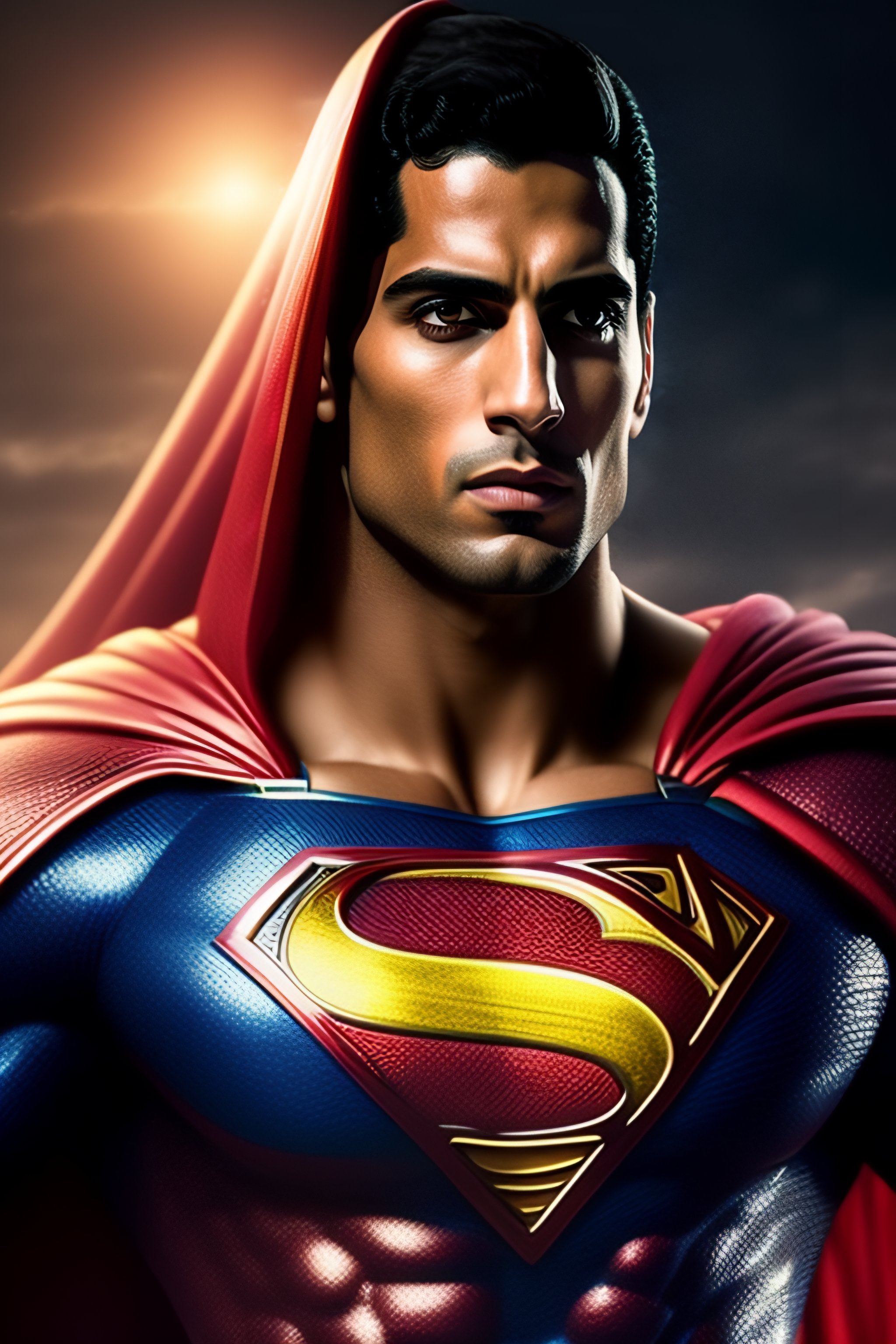 Lexica - Abdelmadjid Teboune as Superman, realistic, cinematic, dramatic