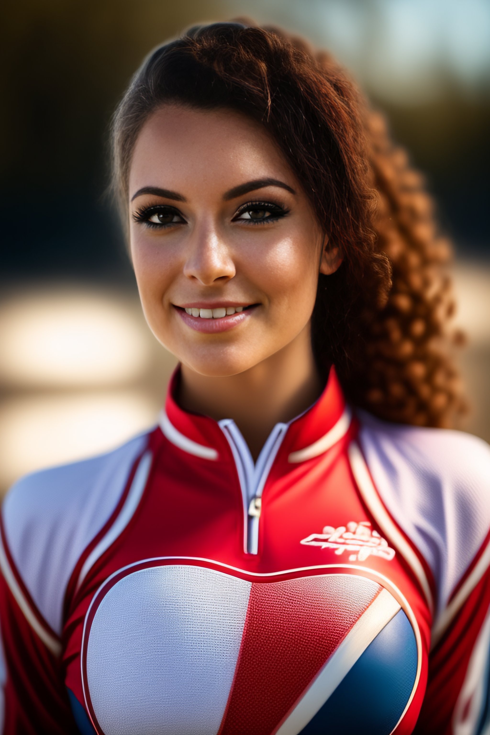 Lexica Beauty Girl Wearing Cheerleader Clothes
