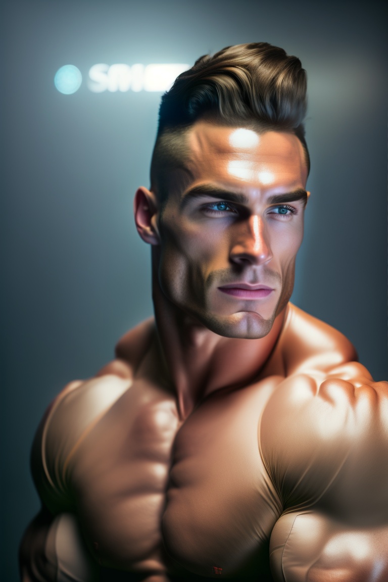 Lexica - An award – winning color photograph of a handsome and powerful ...