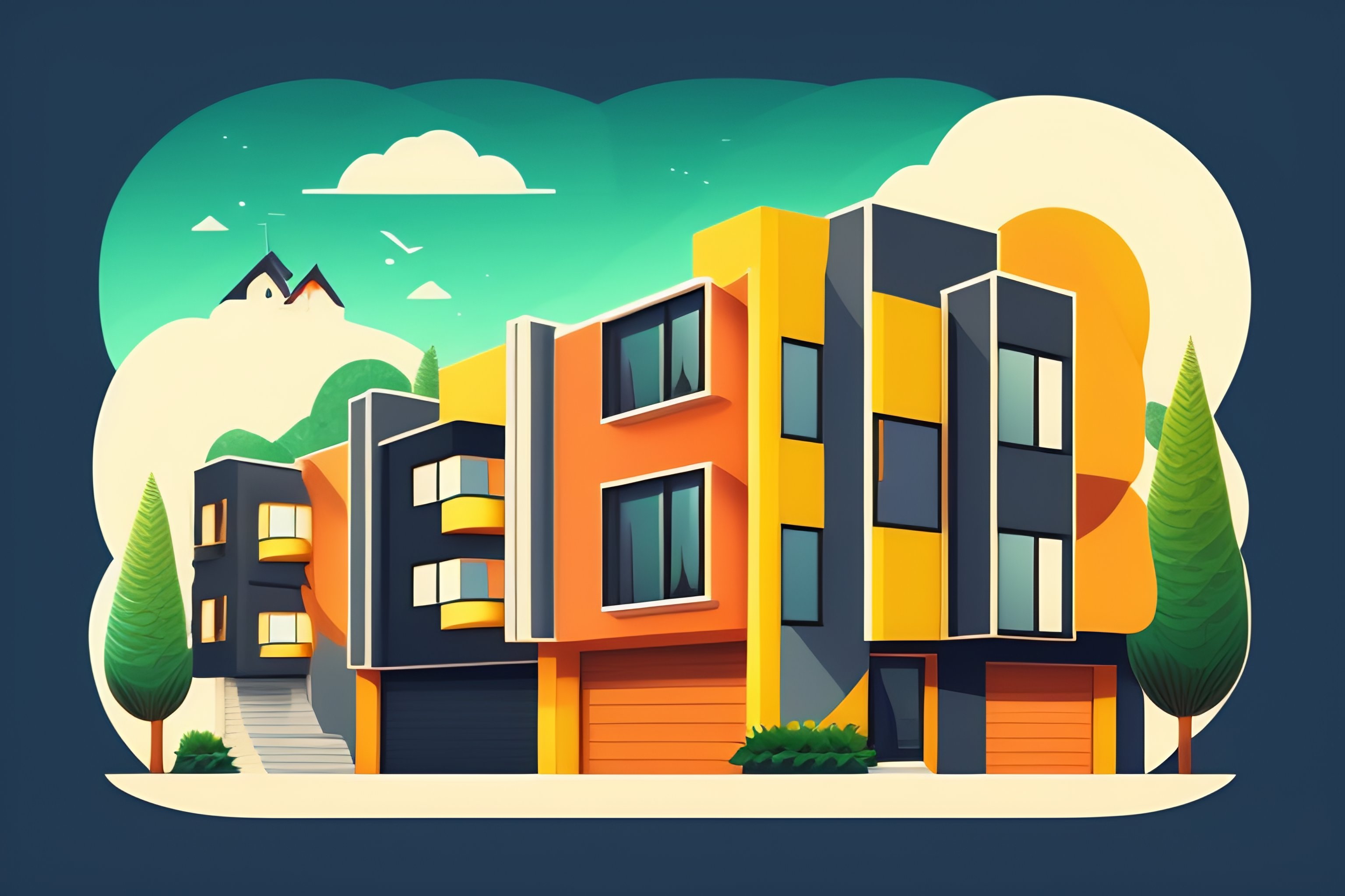 Lexica - Webpage background hero image for real estate company ...