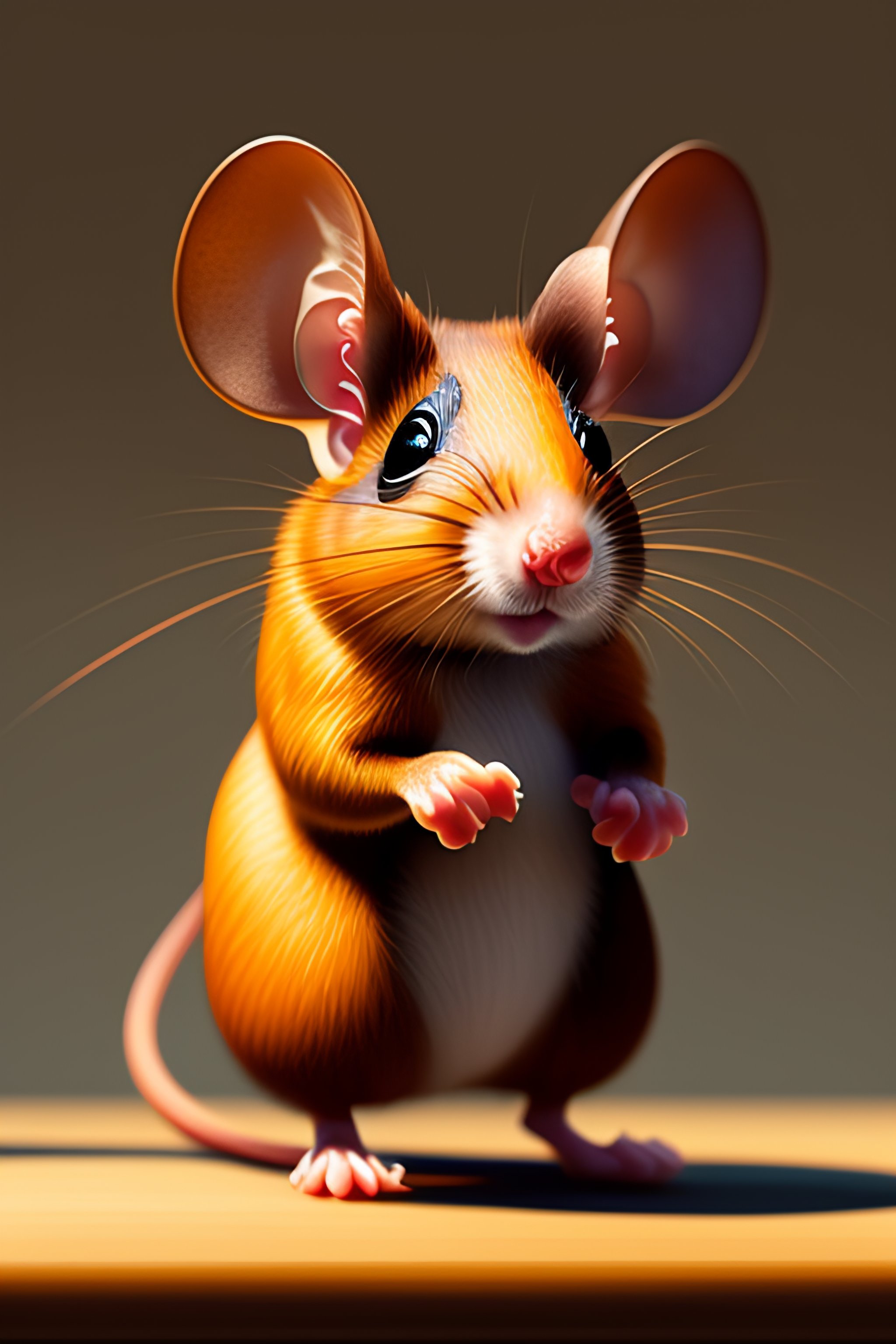 Lexica - Portrait of a mouse in pixar style