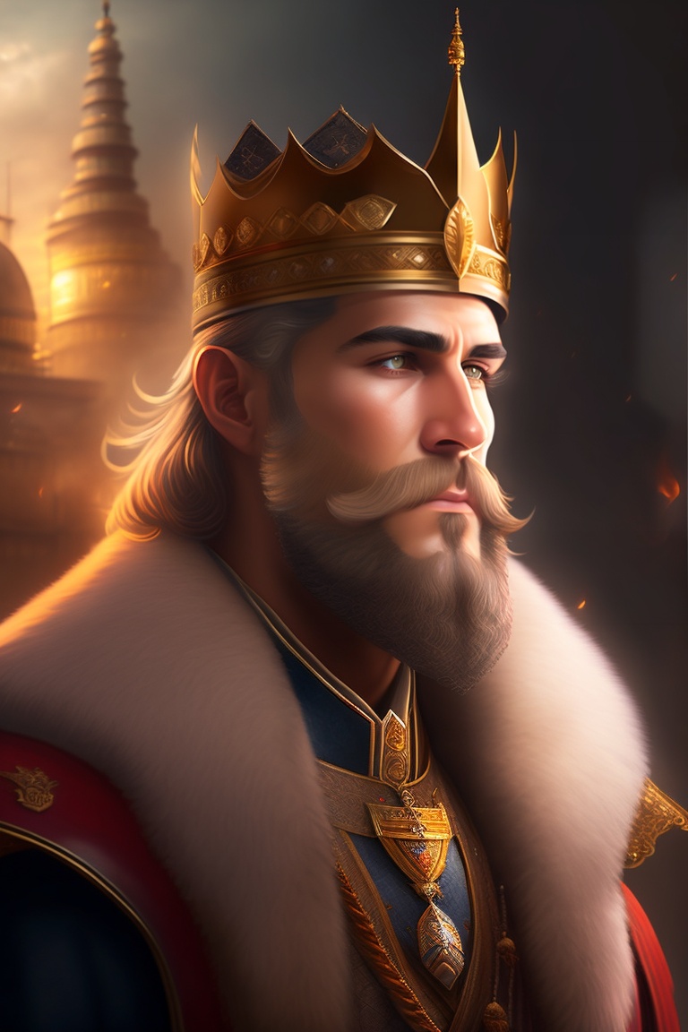 Lexica - A king who sits in the fort, a mighty man, a brave man, a king ...
