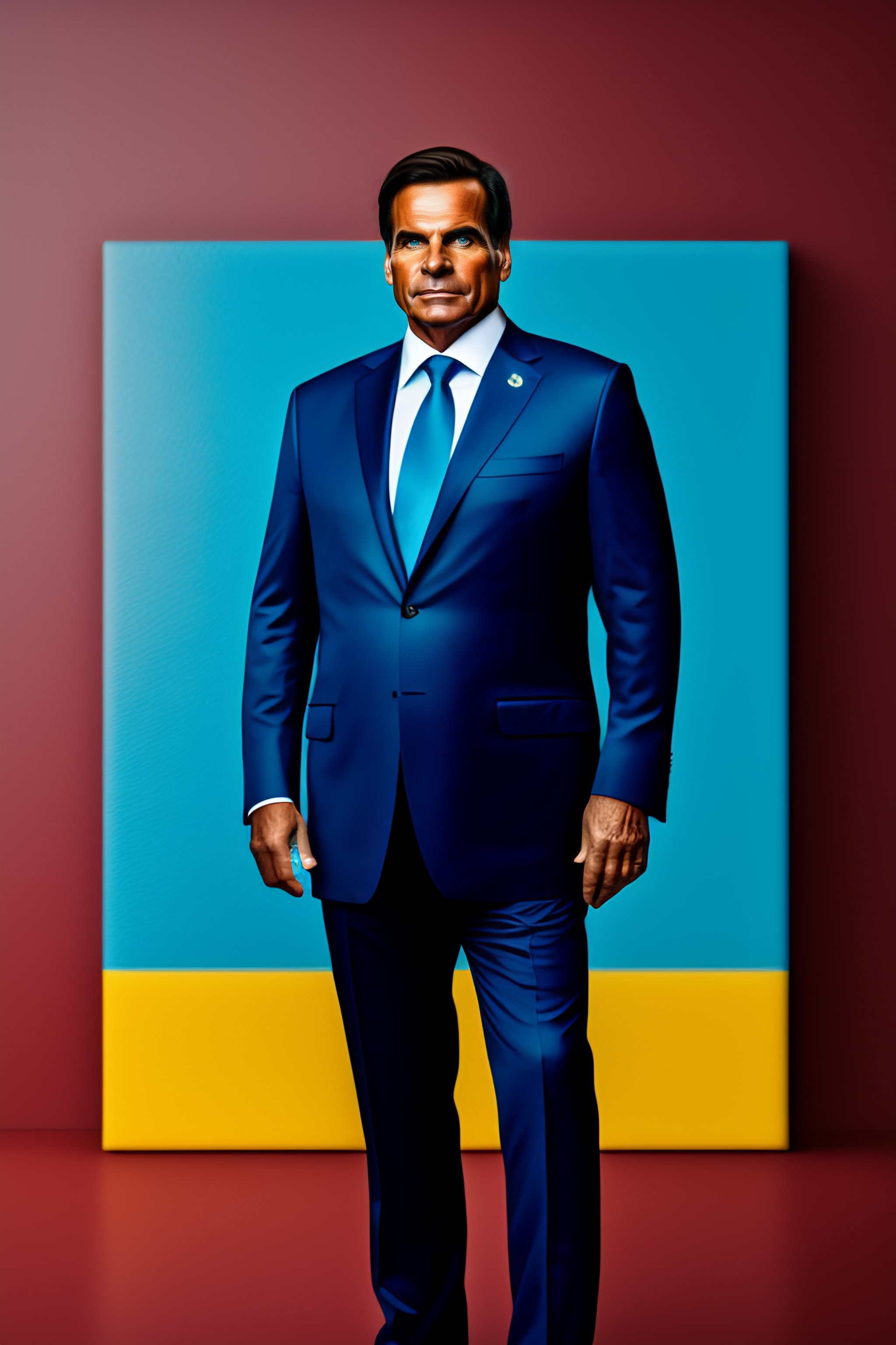 Lexica - A full-body portrait of Brazilian President Jair Bolsonaro ...