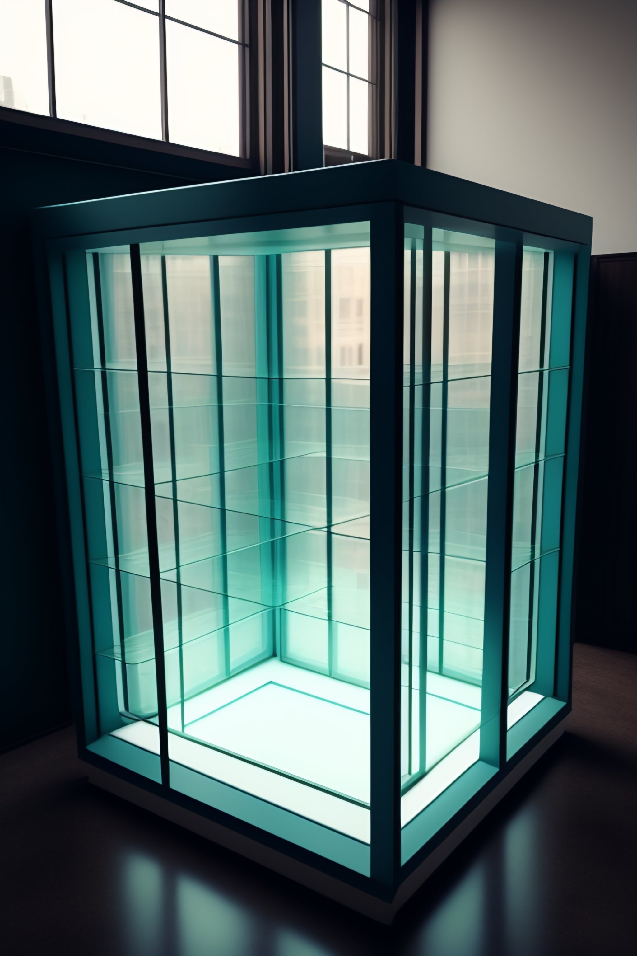 Lexica - Glass box, inside view