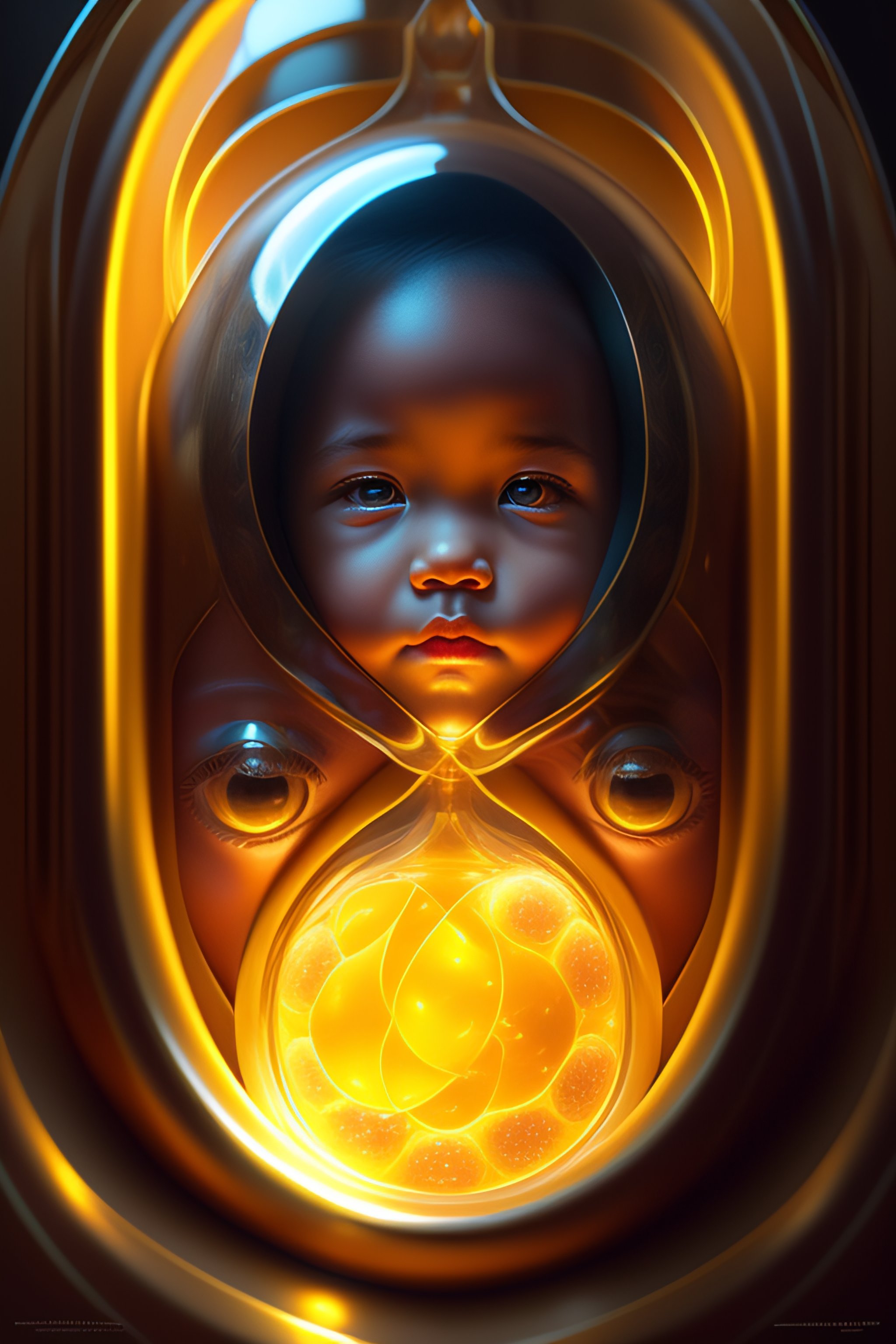 Lexica - Human embryo inside the womb. highly detailed, digital ...