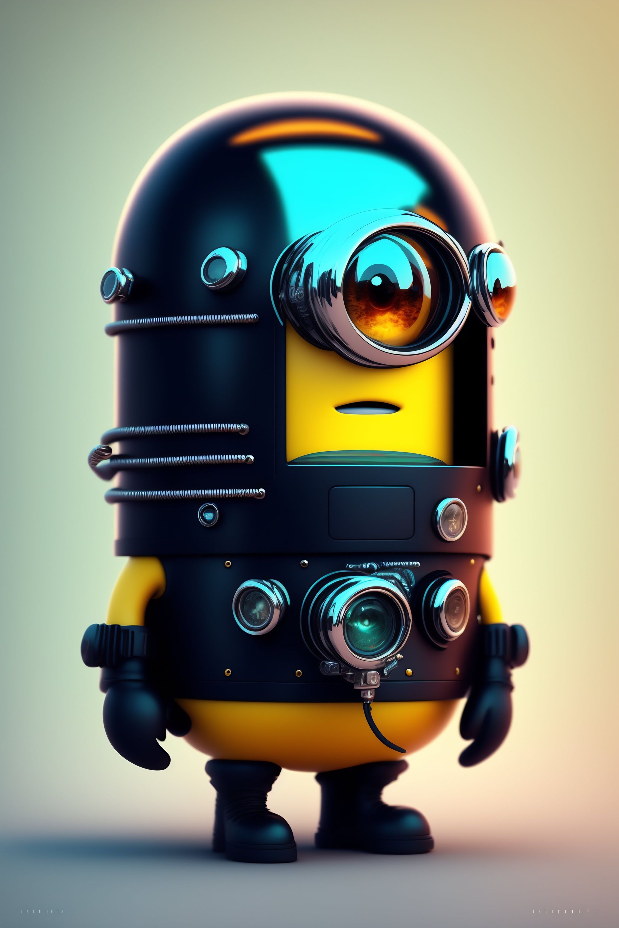 Lexica - Cute cyberpunk minion