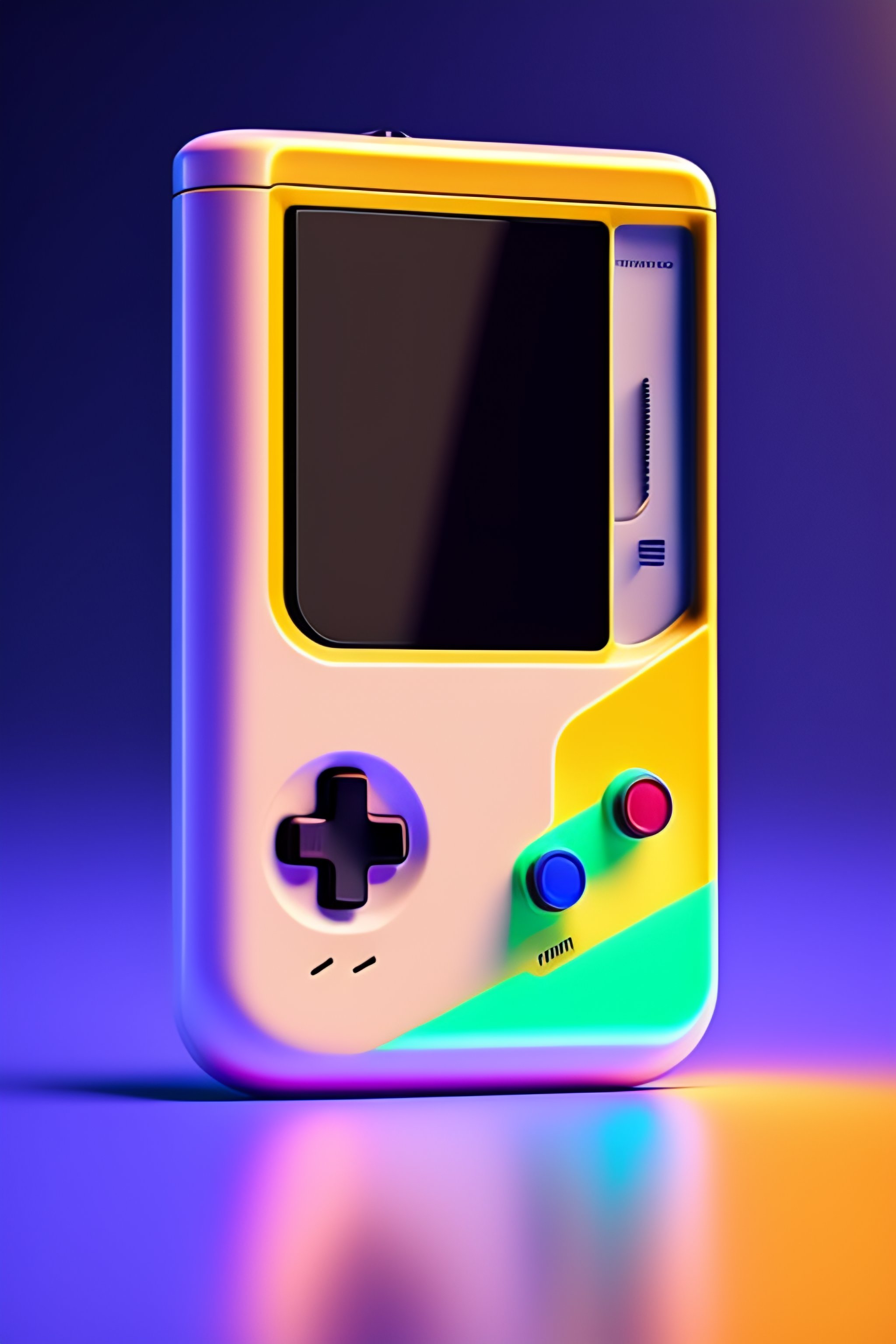 Lexica - Hyperrealistic minimal gameboy console. highly detailed ...