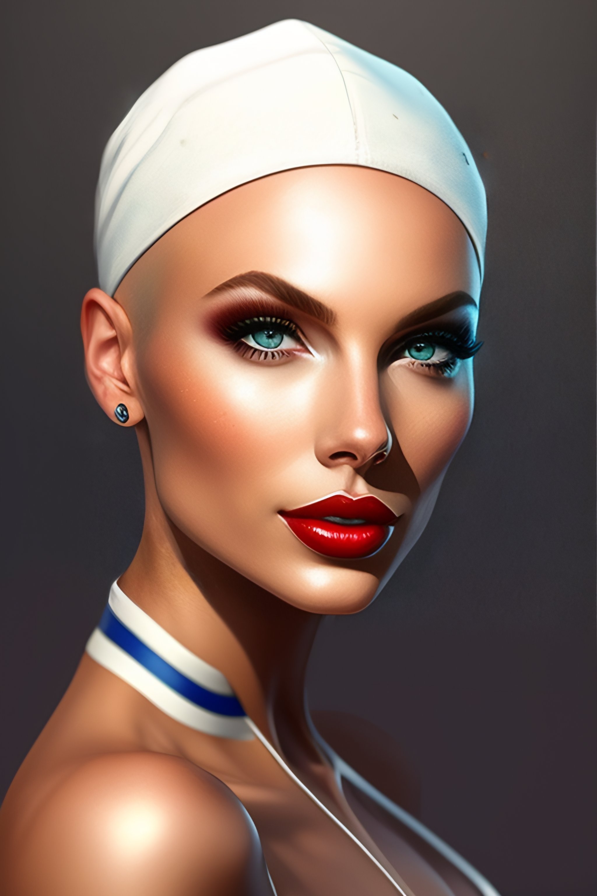 Lexica - Taylor swift wearing bald cap, Taylor swift bald with bald cap ...