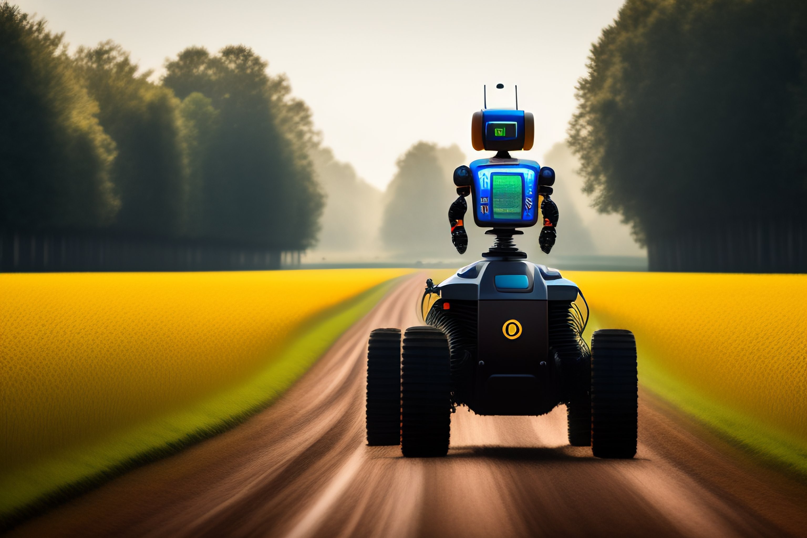 Lexica - Self driving robot wielding a dutch field