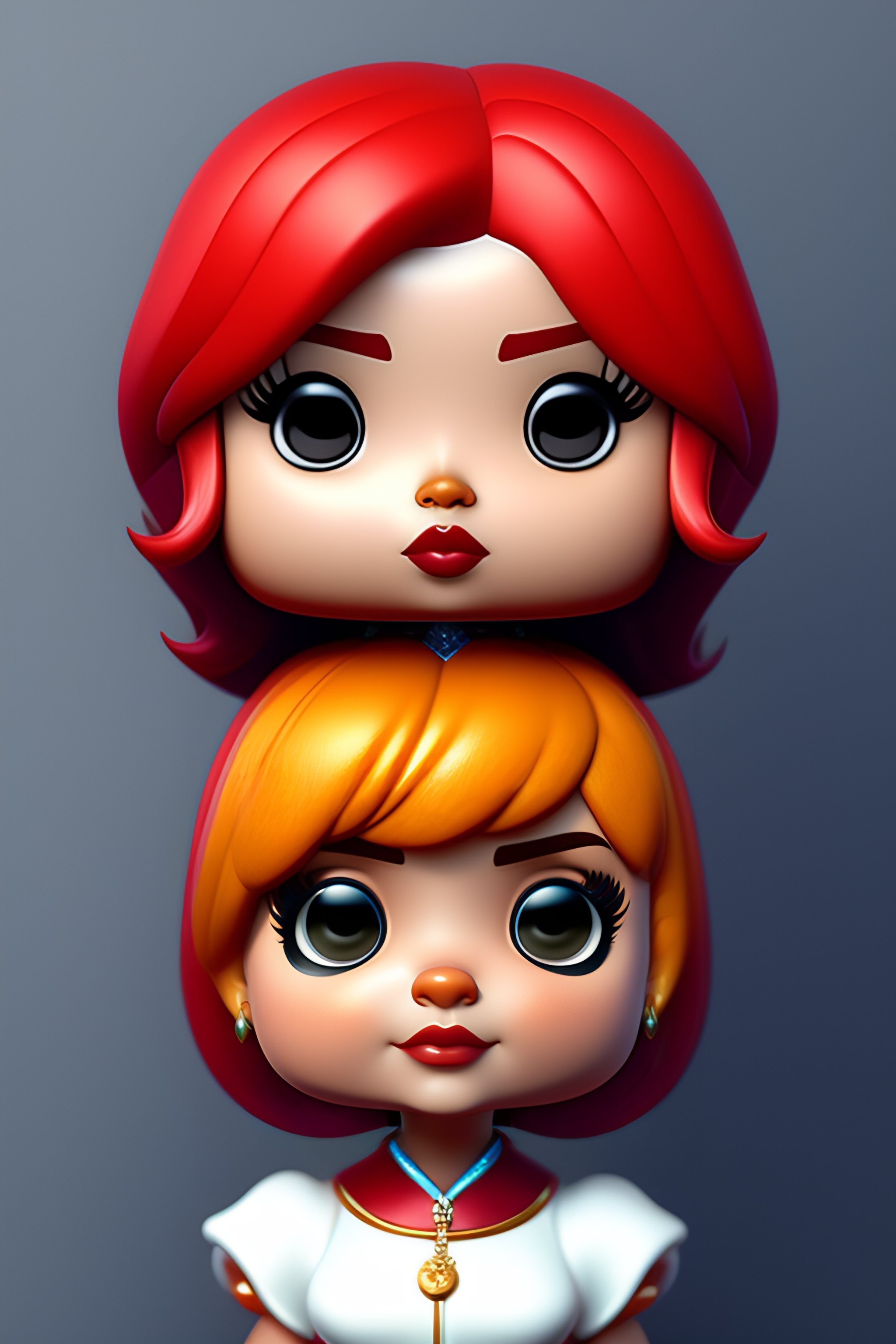 Lexica - Cartoon character in vivize pop style