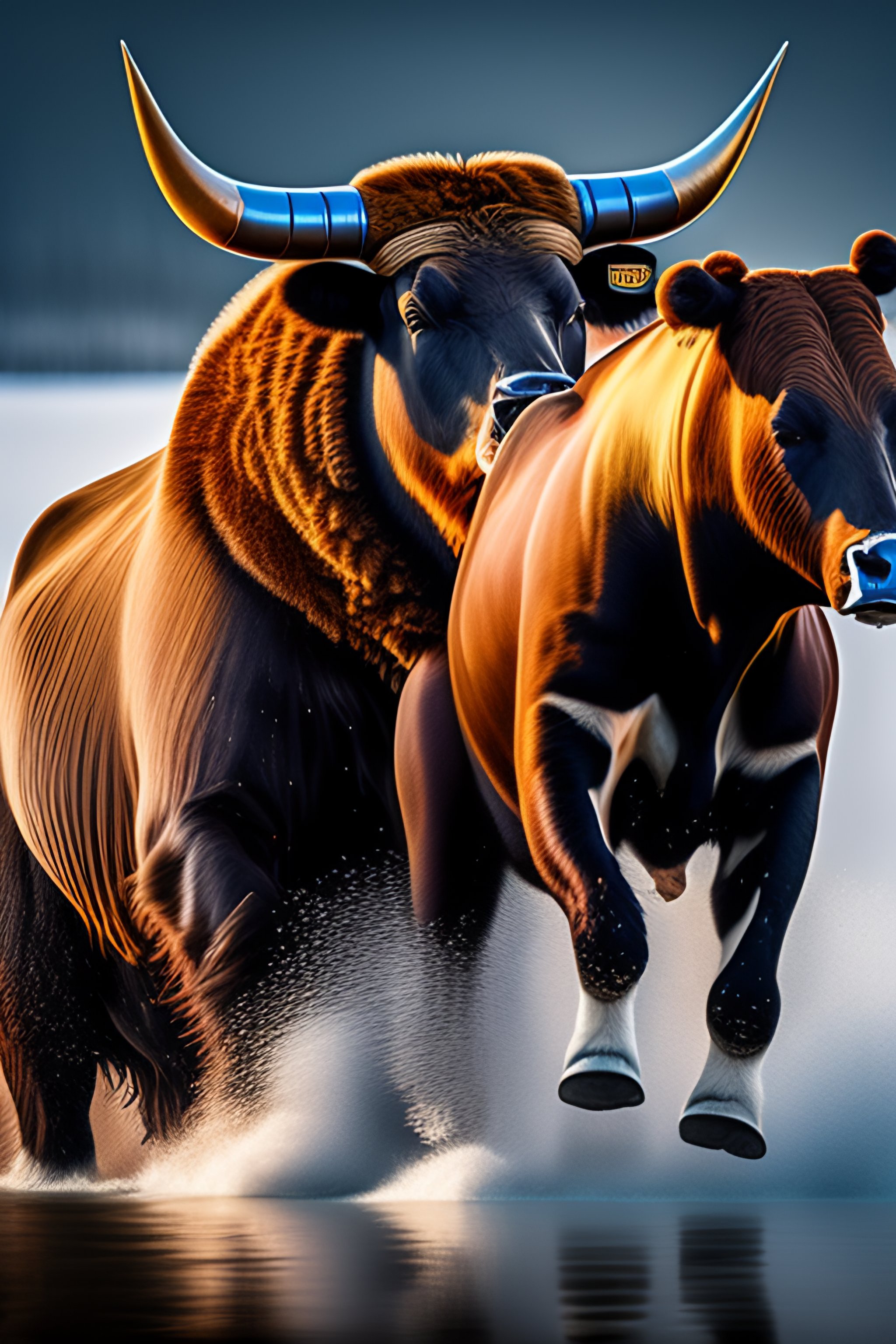 Fighting Bull Wallpaper