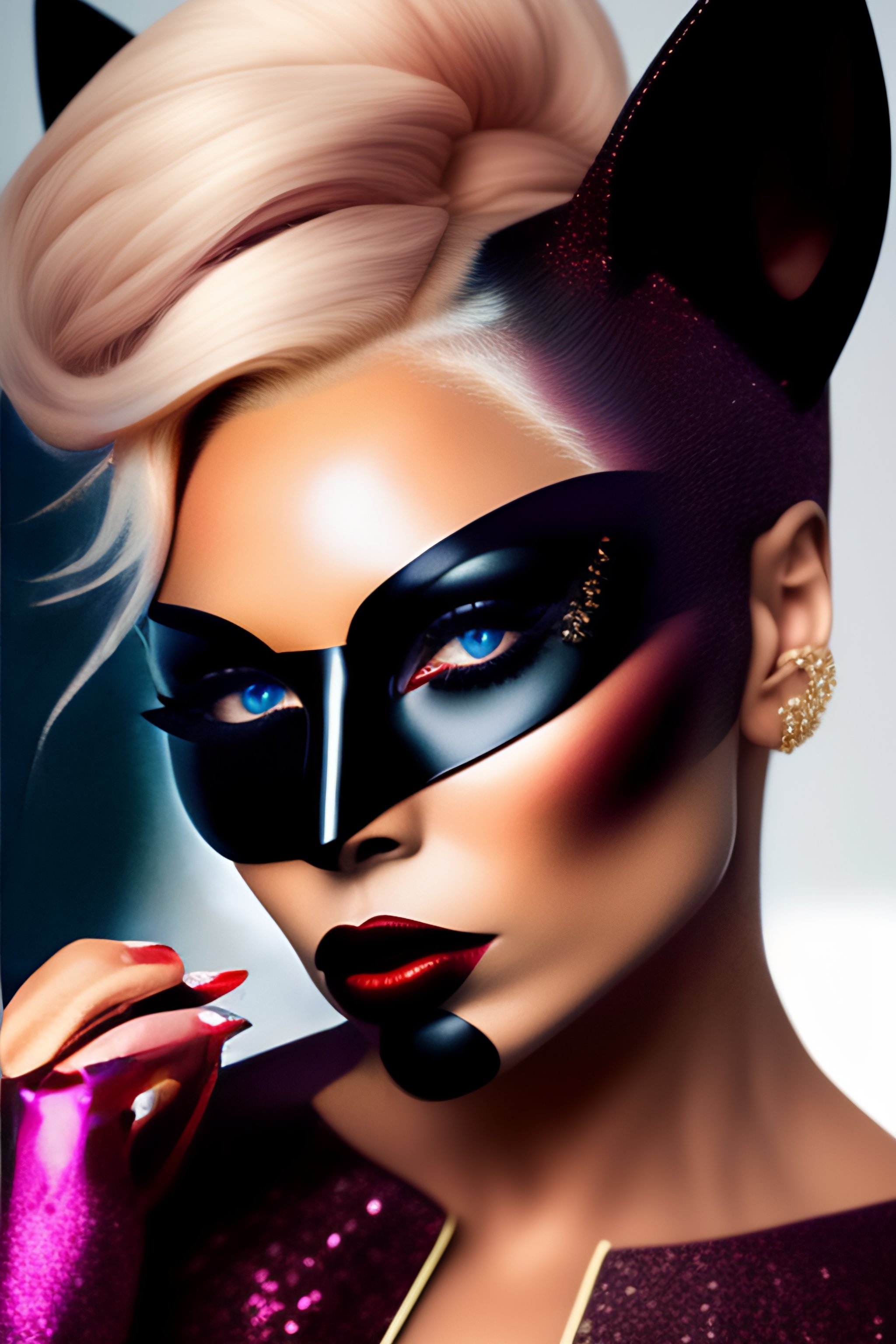 Lexica - Lady Gaga cat woman