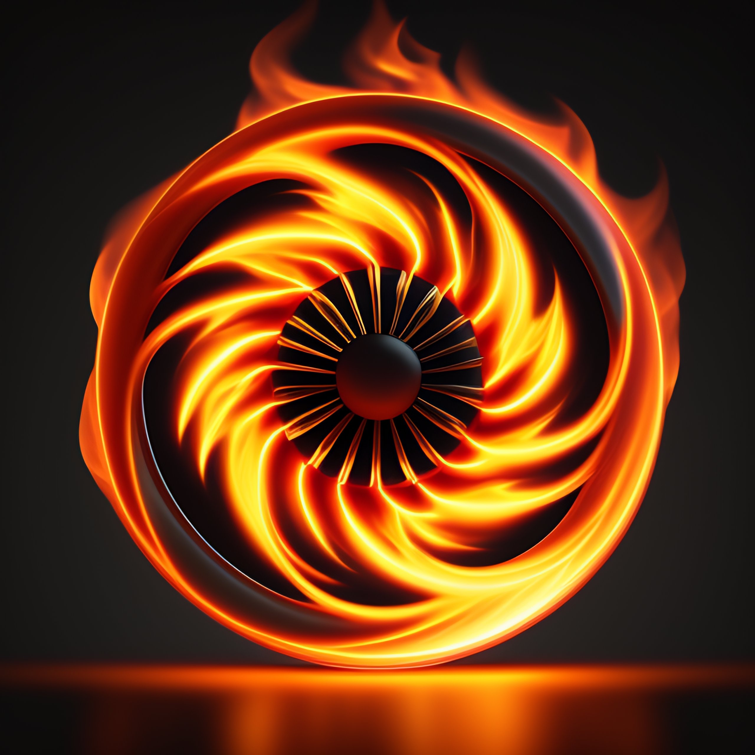 Lexica - Stylized fireball