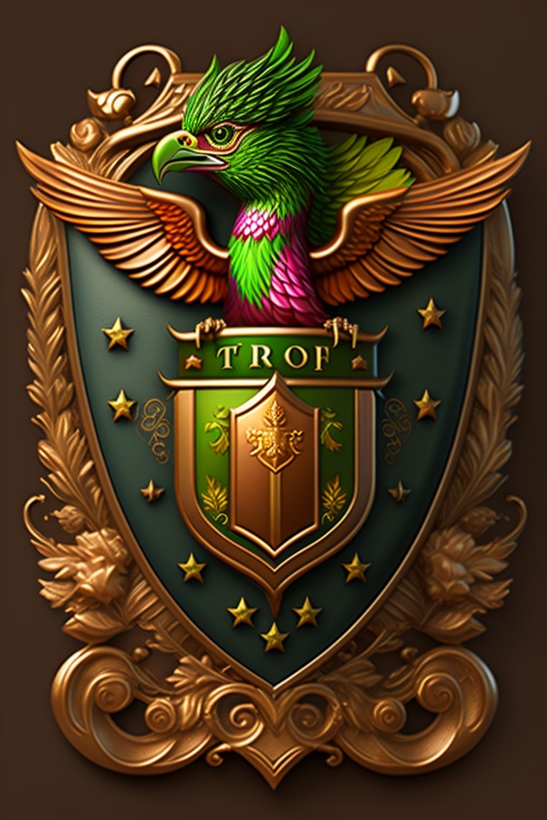 Lexica - The coat of arms of the character Greenhawk, at the top of the ...