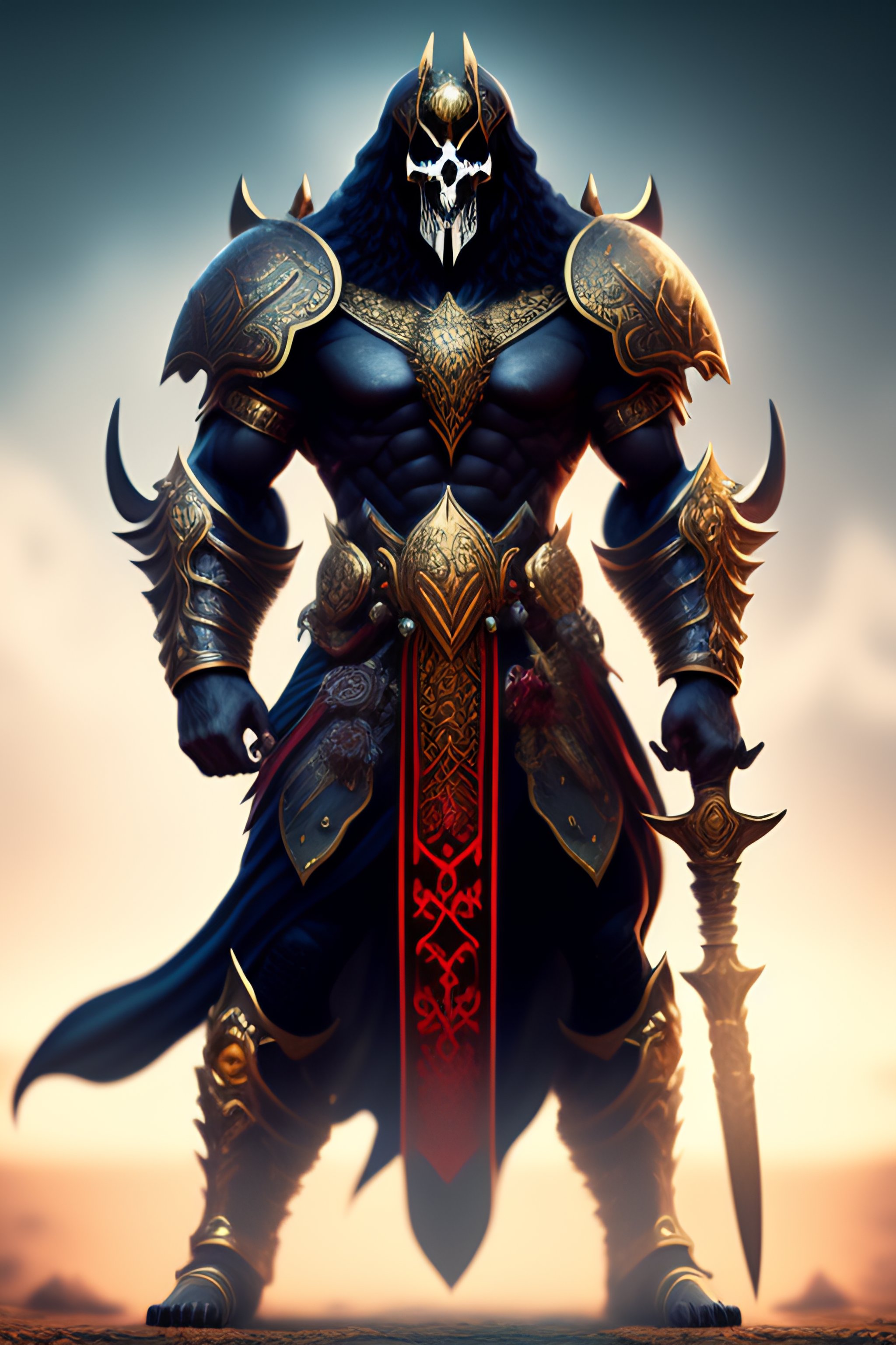 Demon Warrior Art