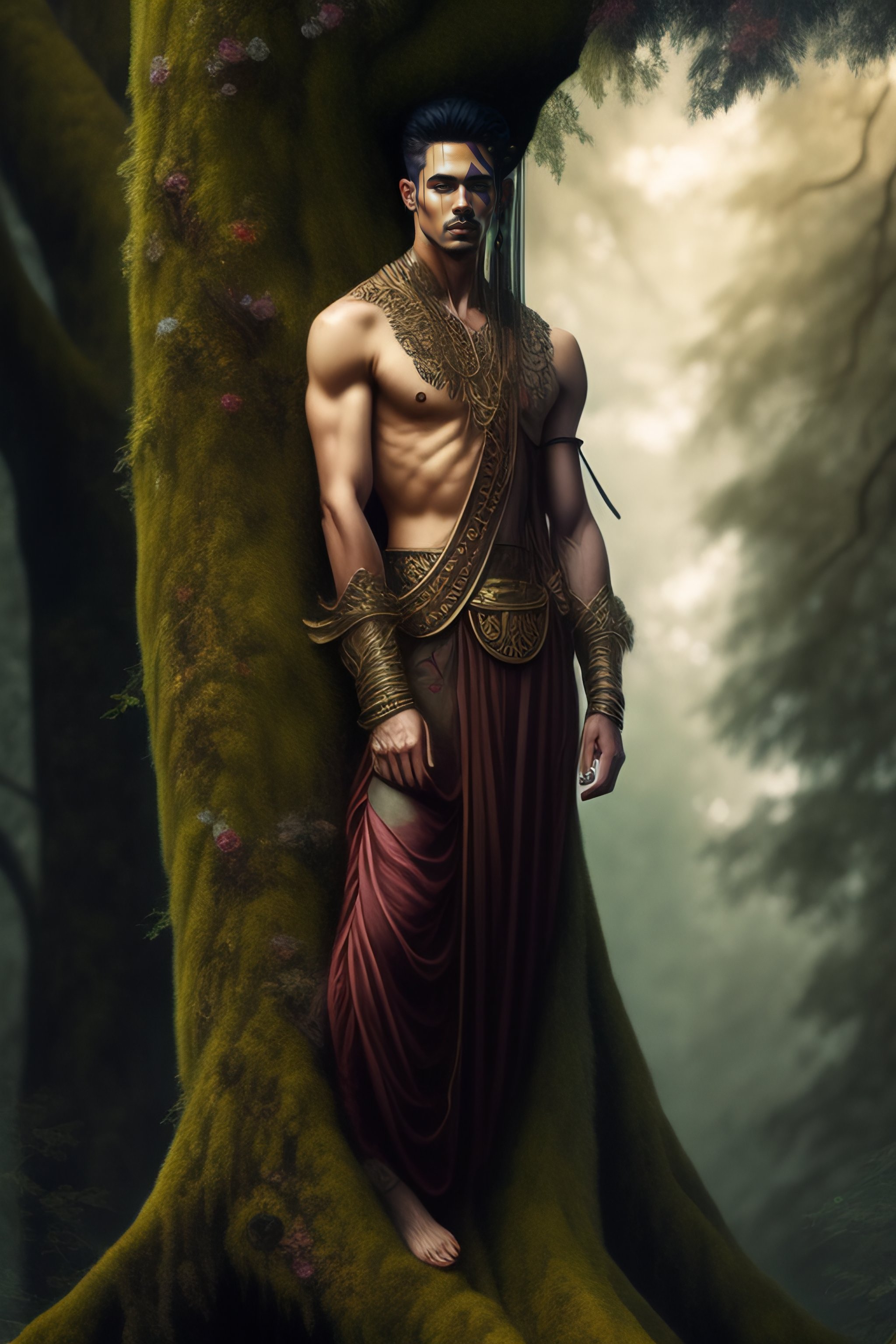 Lexica - Full body shot of a hanged man on a tree. Art inspired by tom ...