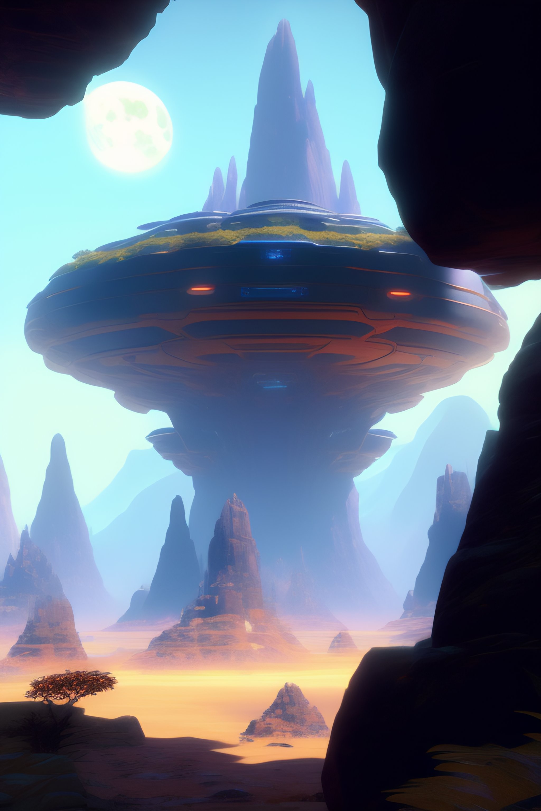 Lexica - Abstract fifth element style, dark spacescape, futuristic ...