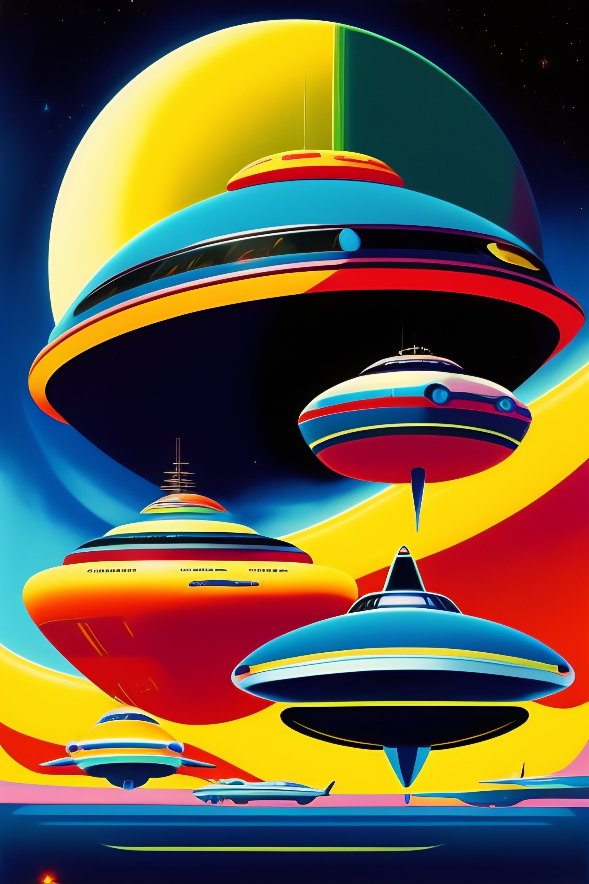 Lexica - Retro 60s, sci fi, jetsons, hanna barbera, hum