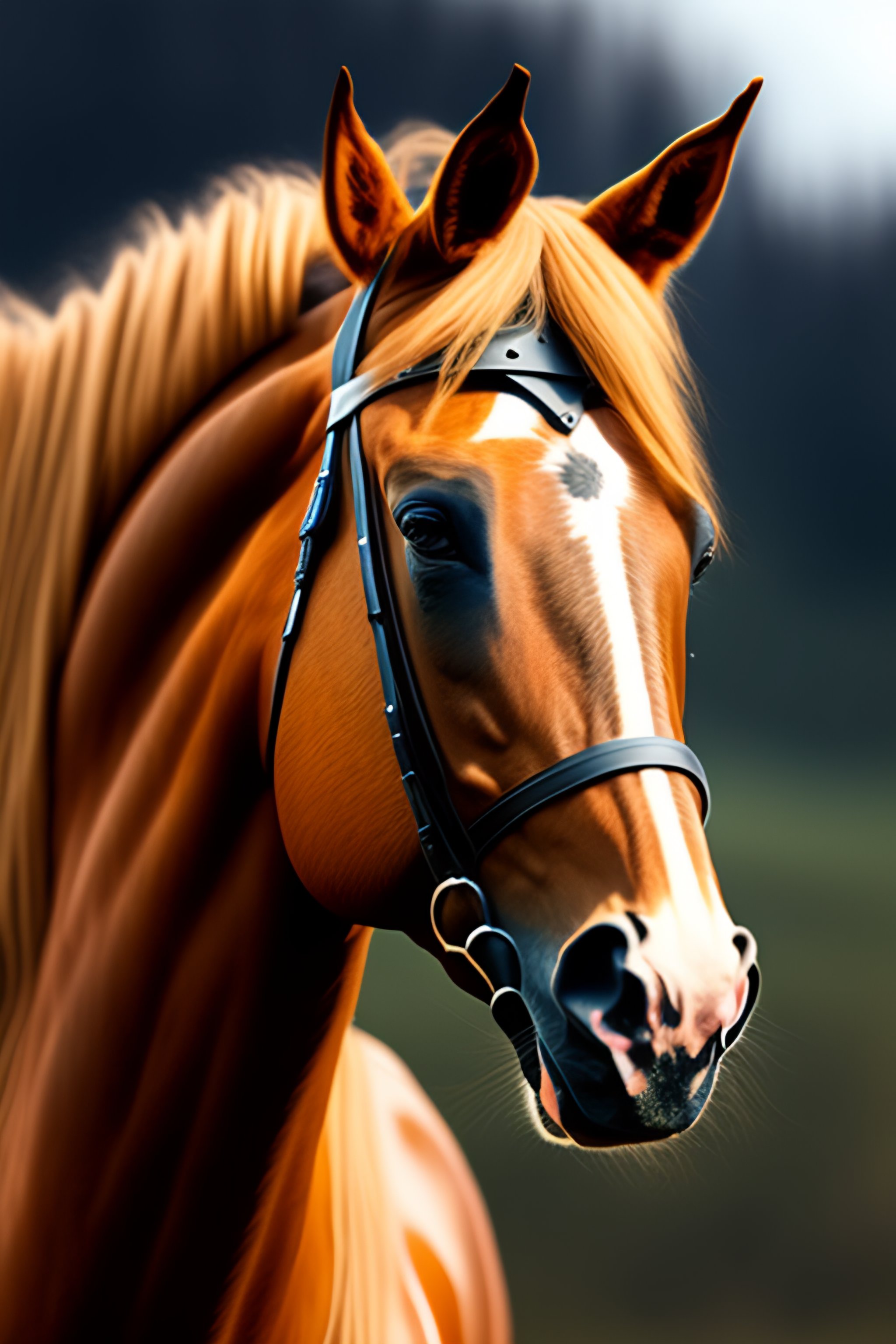 Lexica - Face morph horse viking