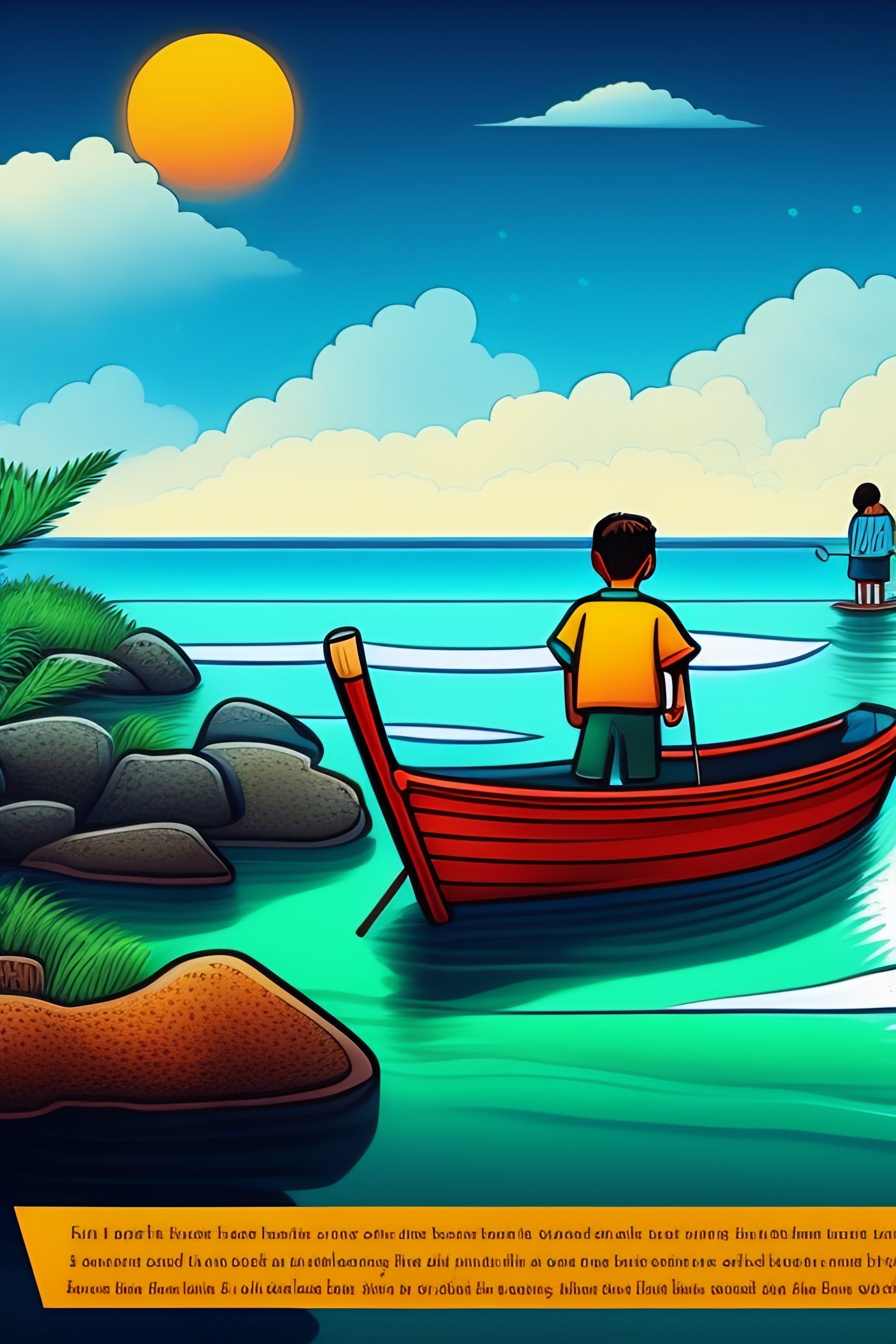 Lexica - A comic about the fact that schoolchildren, being on the water ...