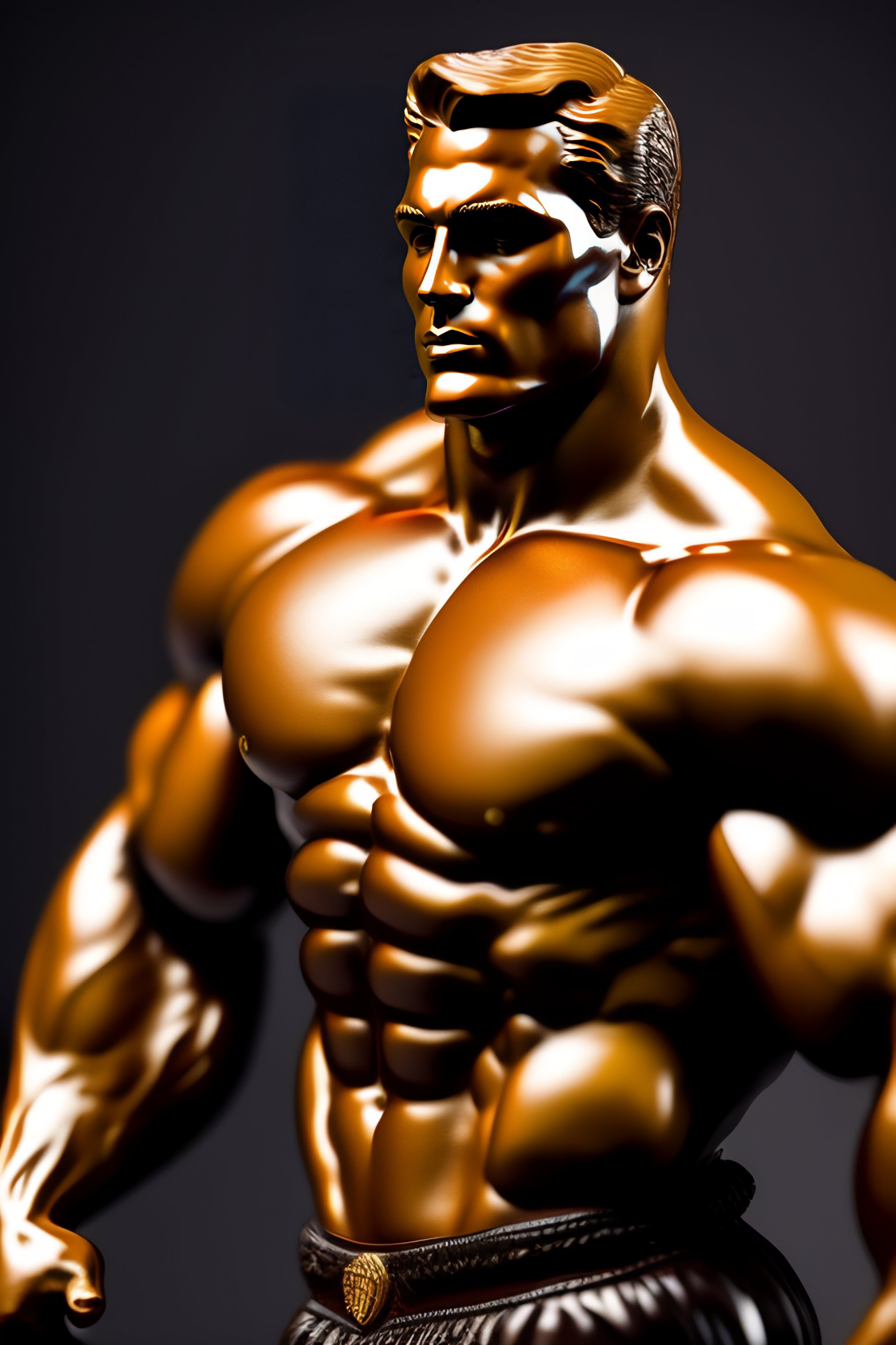 Lexica - Bronze Sculpture of Bodybuilder Markus Rühl